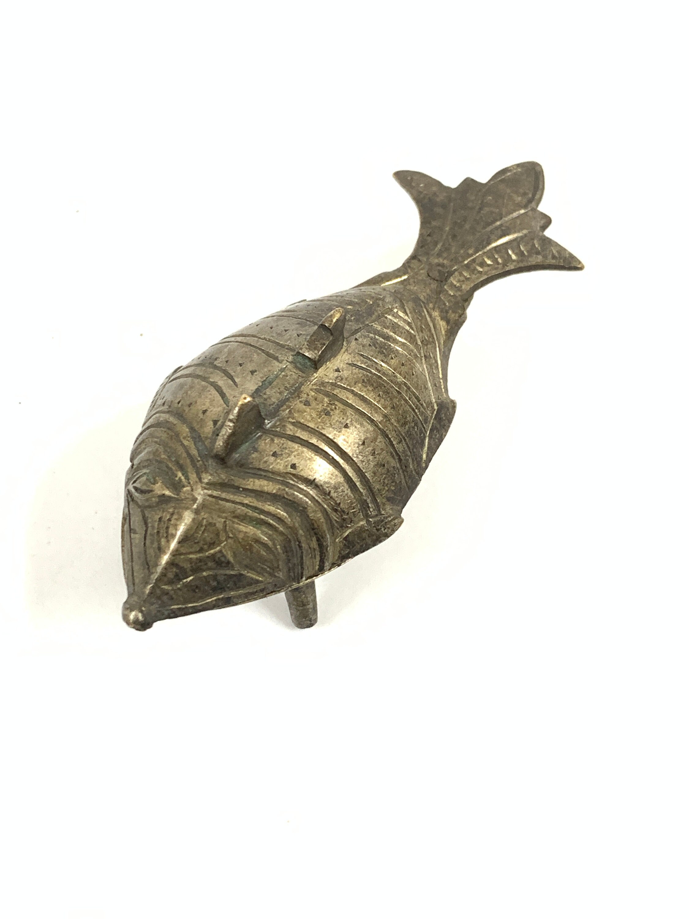 Vintage Brass Fish Surma Box/brass Collectible /fish Antimony - Etsy