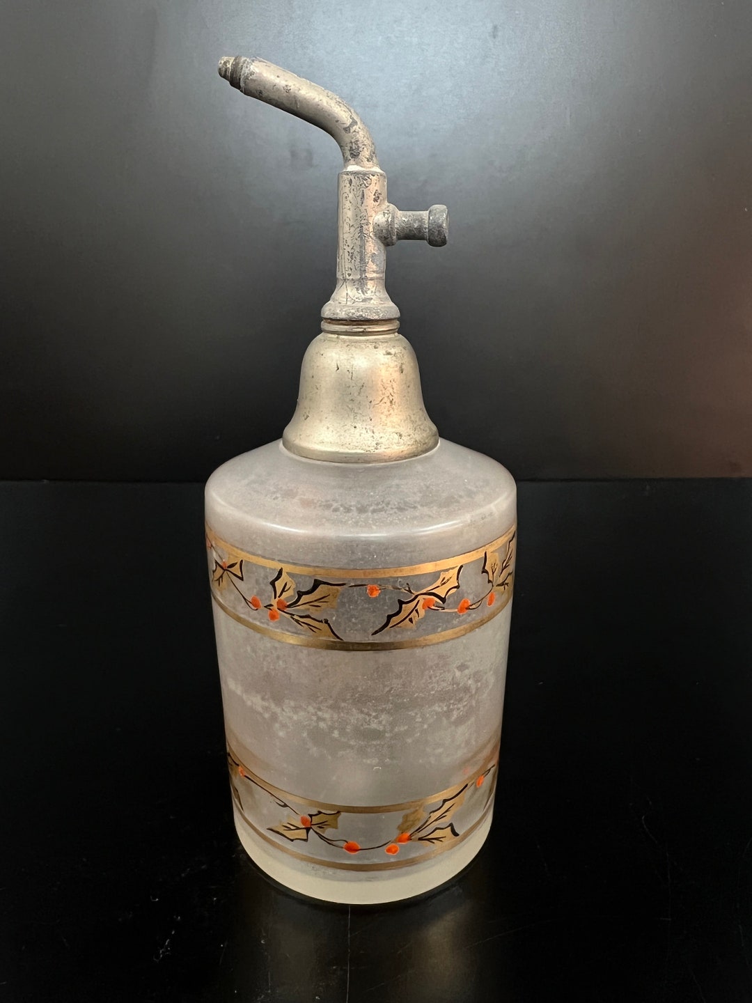Vintage Perfume Atomizer With Gold Painting and Hand Painting - Etsy