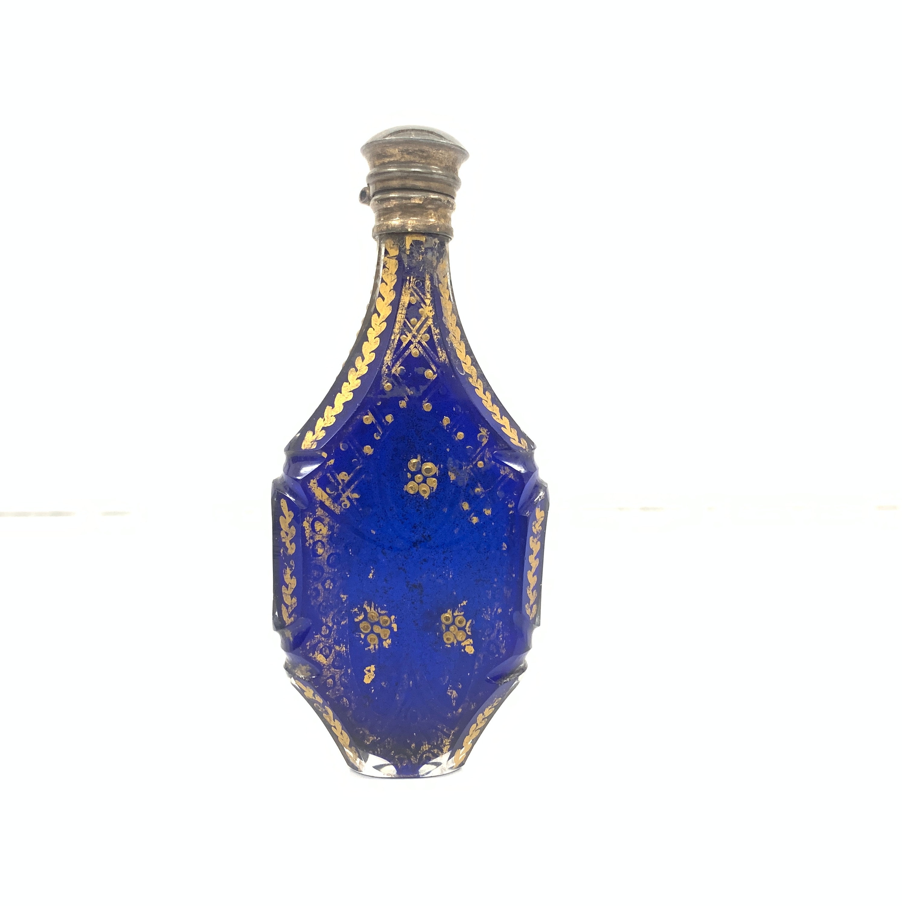 Antique Blue Color Victorian Period Gold Work Perfume Bottle - Etsy