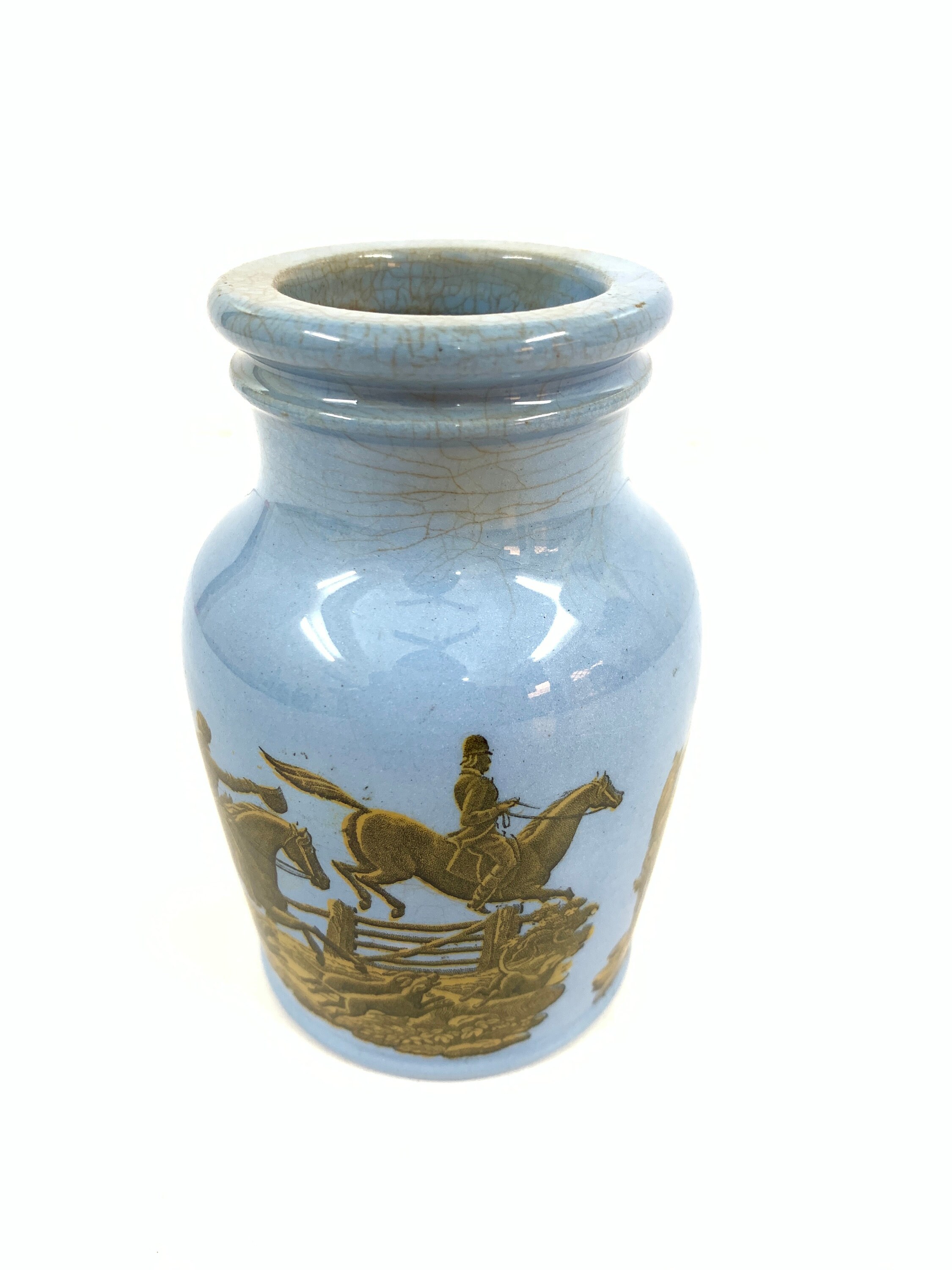 Antique Prattware Earthenware Jar - Etsy