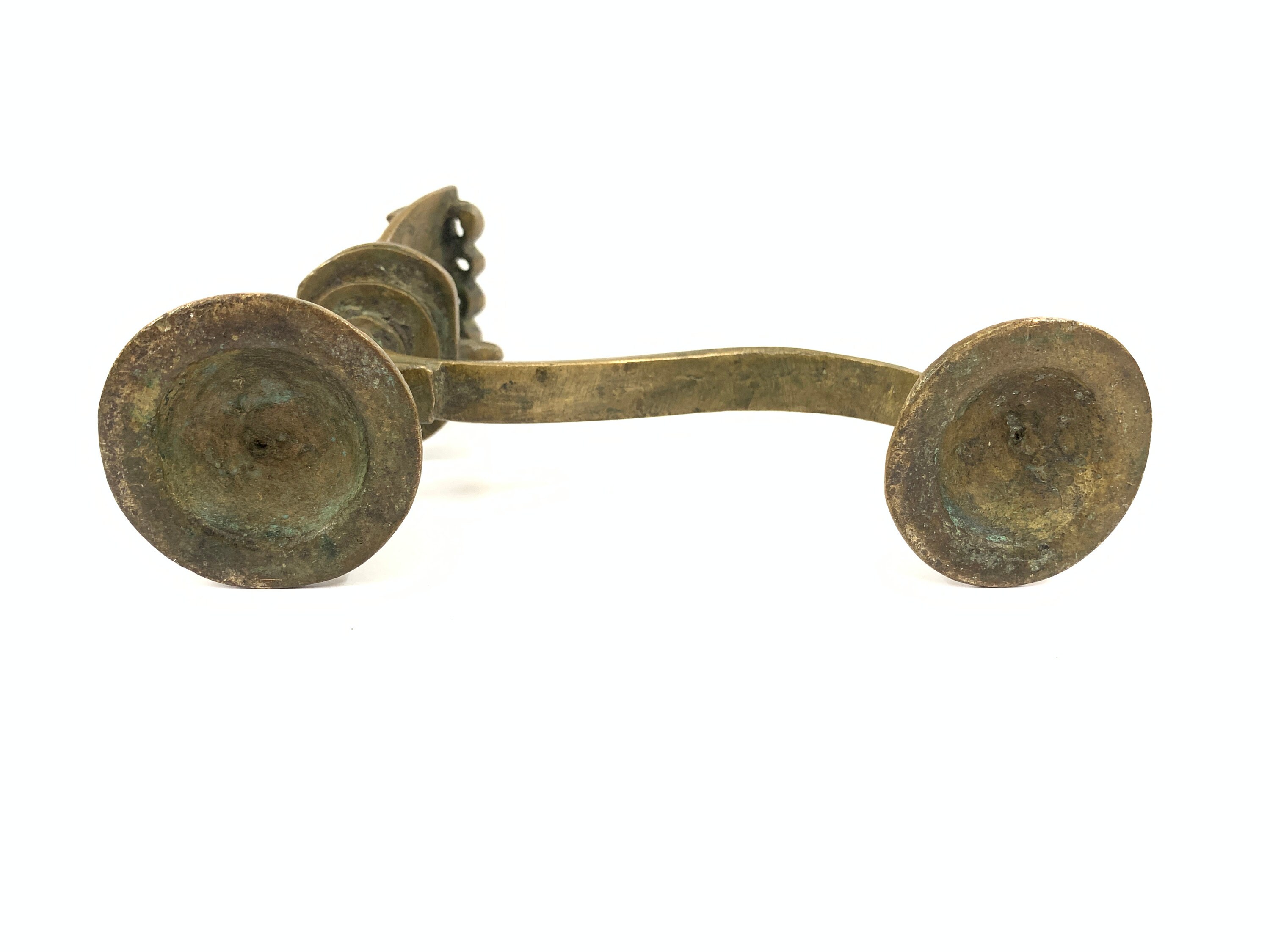 Old Brass Temple Snake Shape Oil Lamps Antique Snake Aarti - Etsy