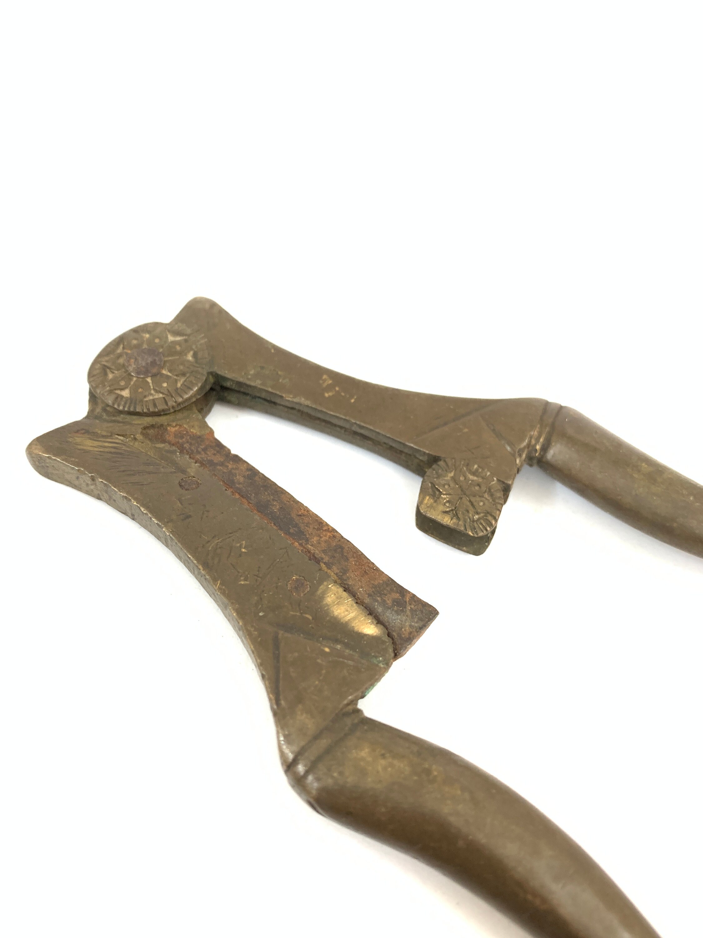 Vintage Brass Sarota Vintage Brass Betel Nut Cutter - Etsy