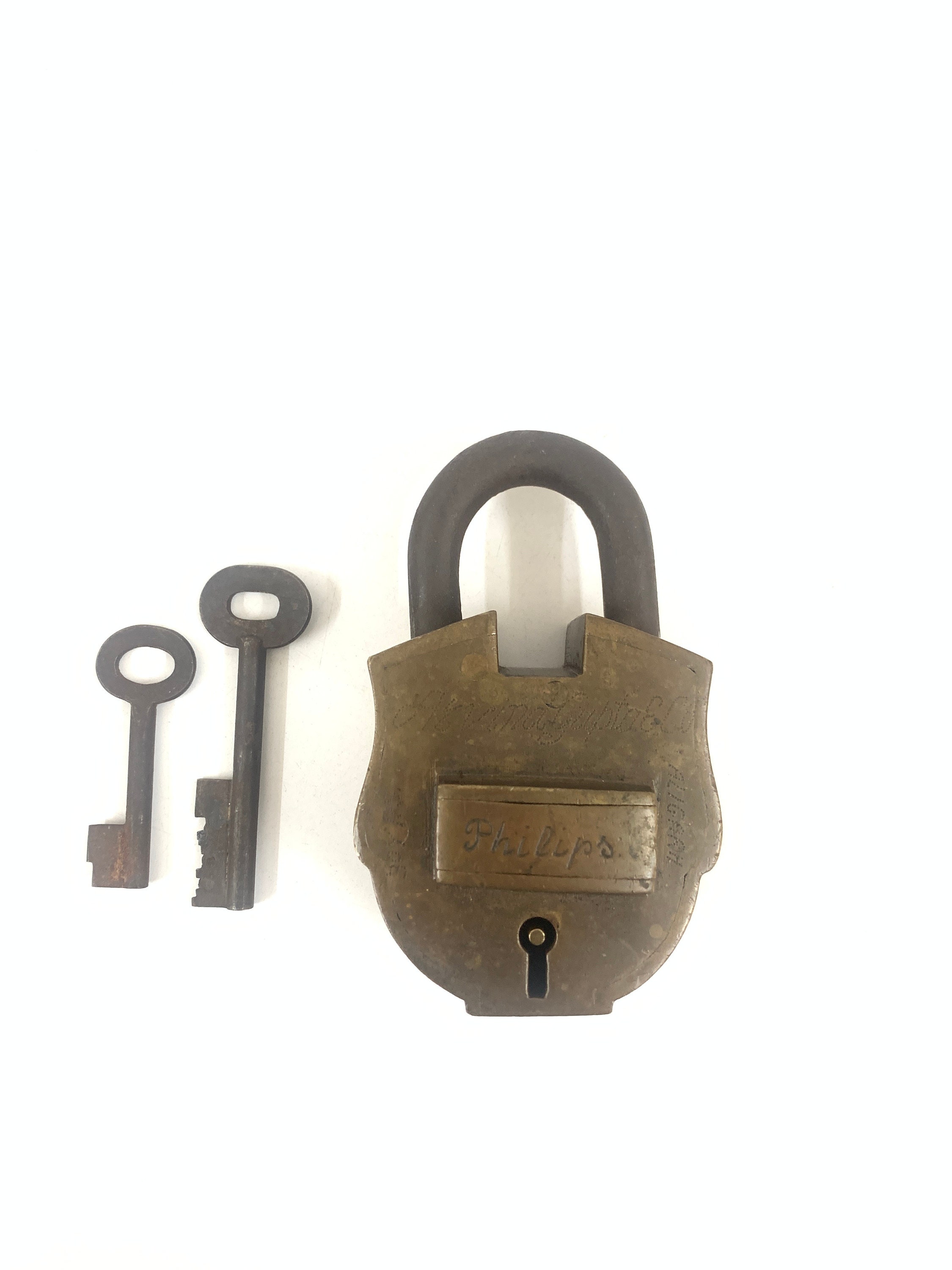 Vintage Aligarh Arvind Gupta & Co Pad Lock Made for Philips Trick Lock ...