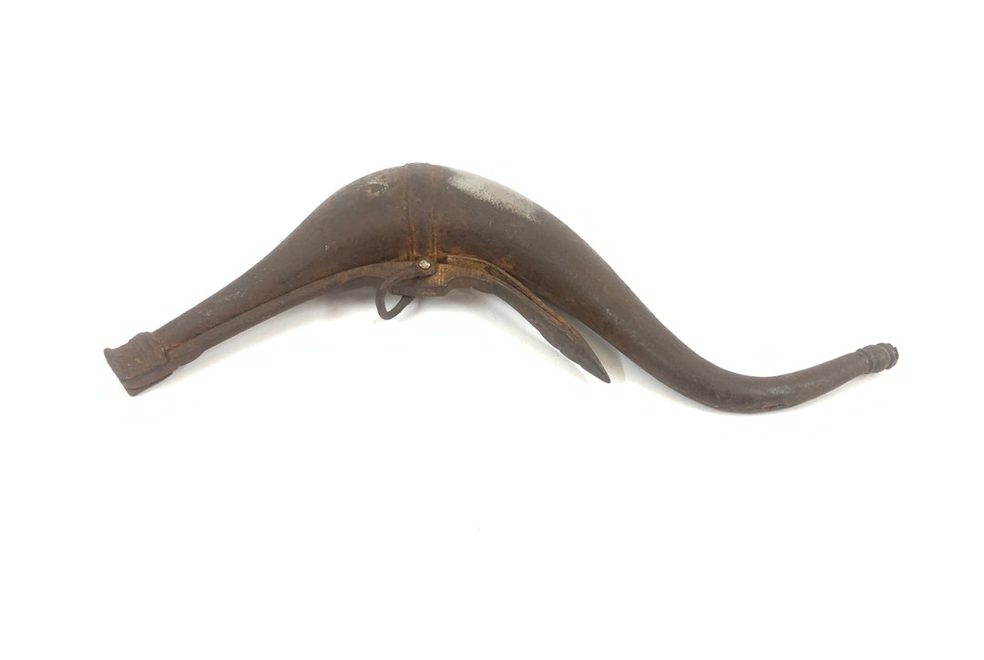 Antique 18 Century Iron Islamic Gun Powder Flask Sindh - Etsy