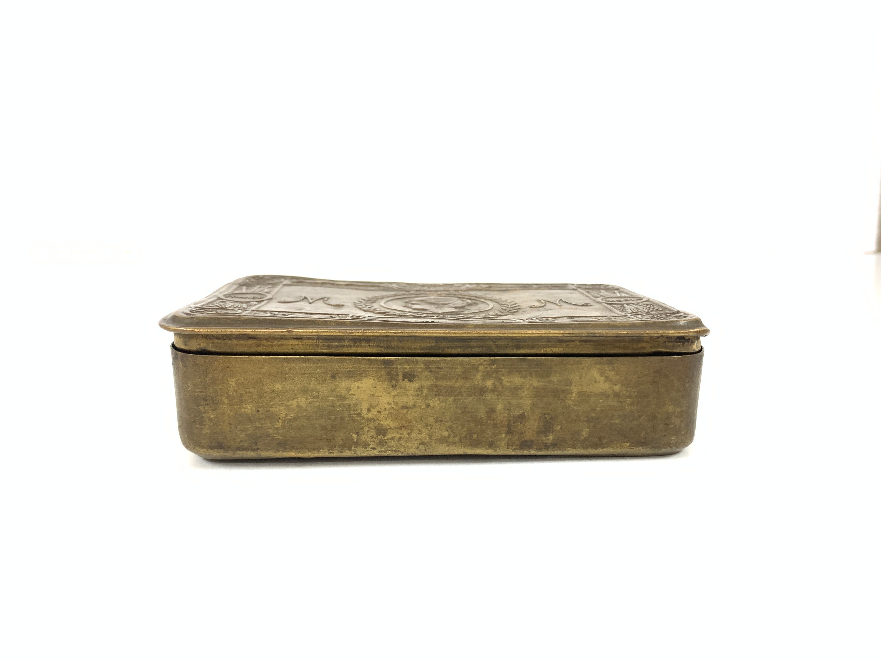 WW1 Princess Mary Christmas 1914 Gift Fund Brass Box - Etsy