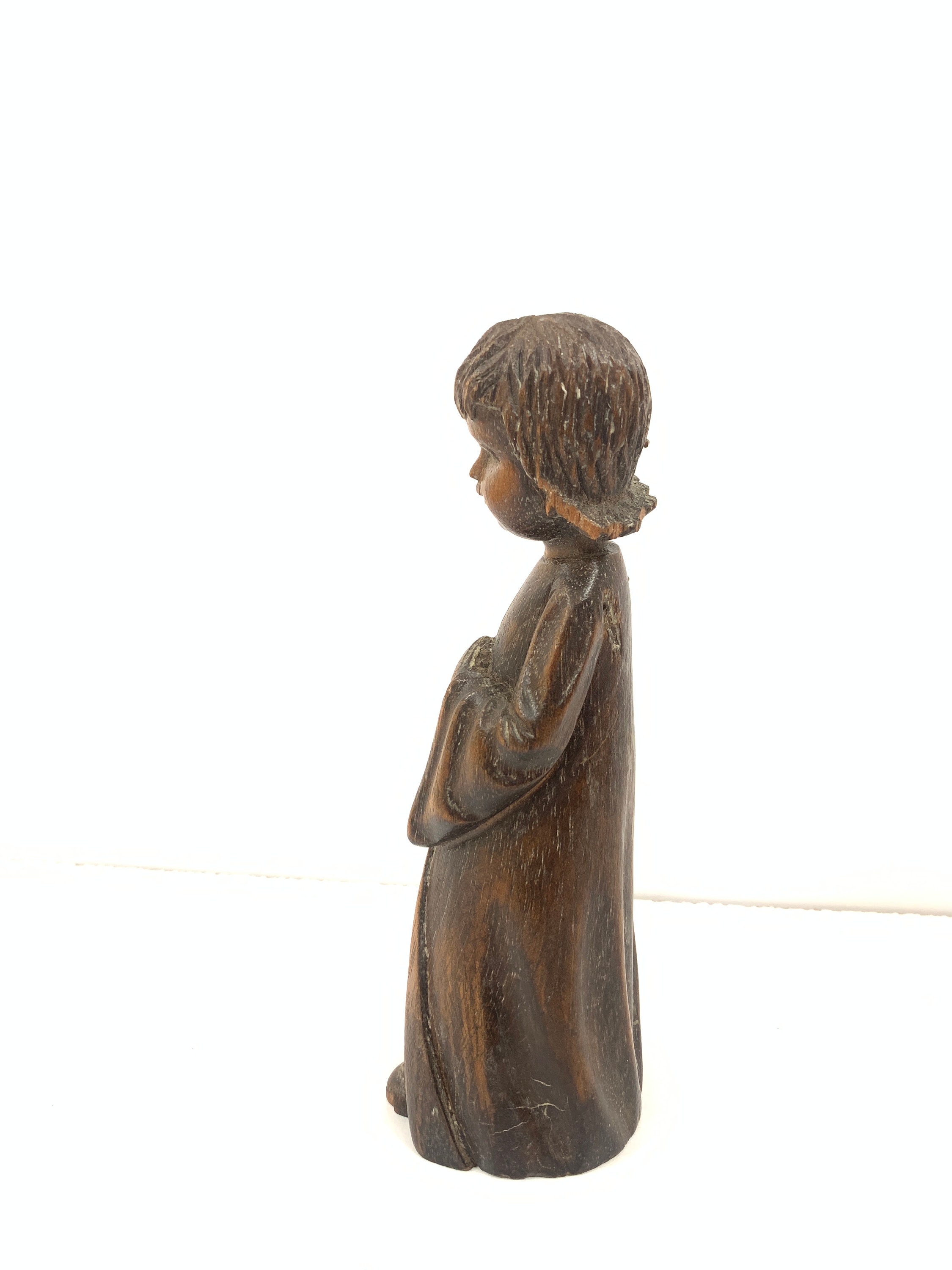 Vintage Wooden Lady Dolls Wooden Dolls Wooden Collectibles Hand Carved ...