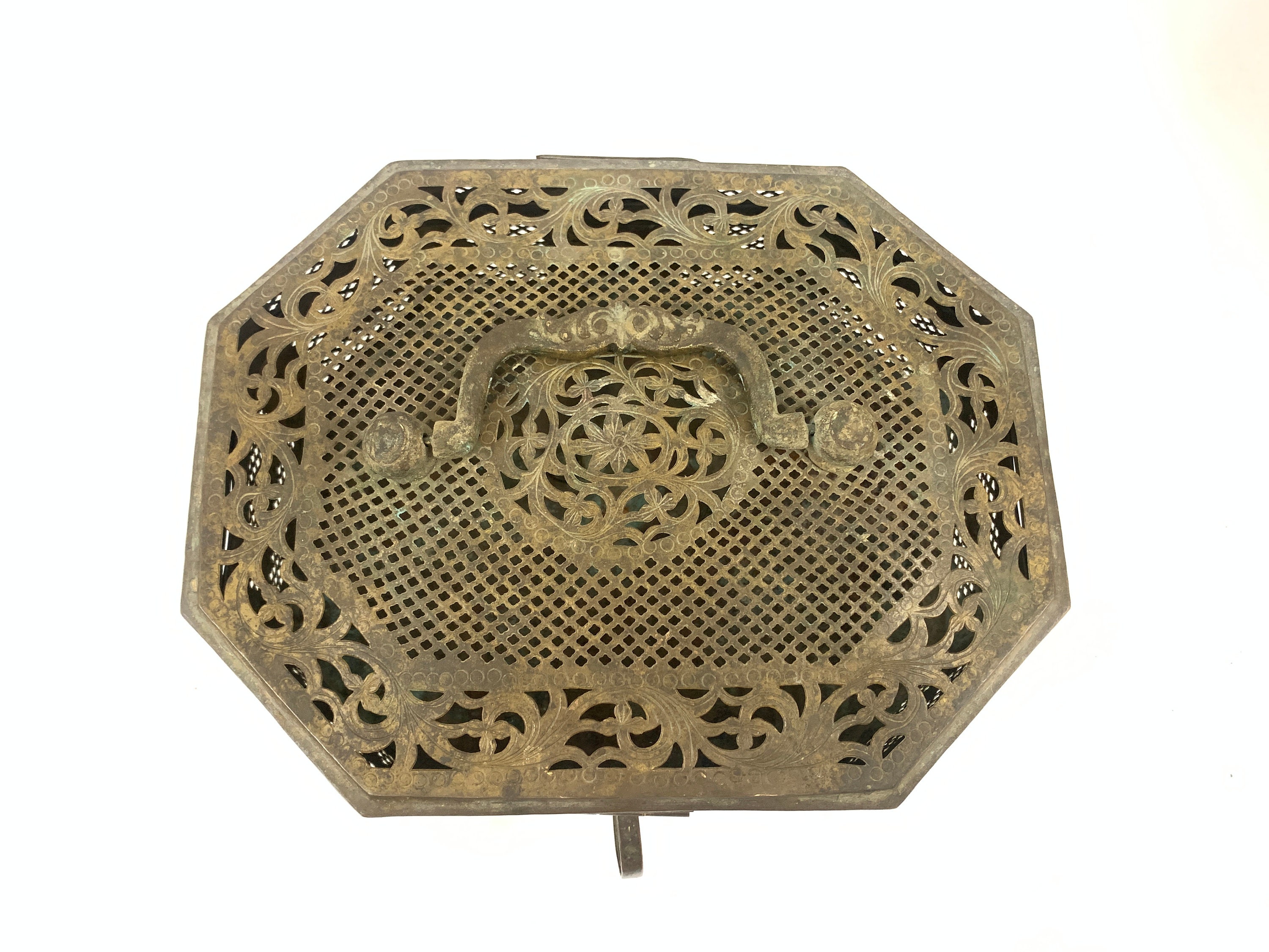 Antique Large Hyderabad Mughal Brass Jaali Box| Big Brass Box - Etsy UK