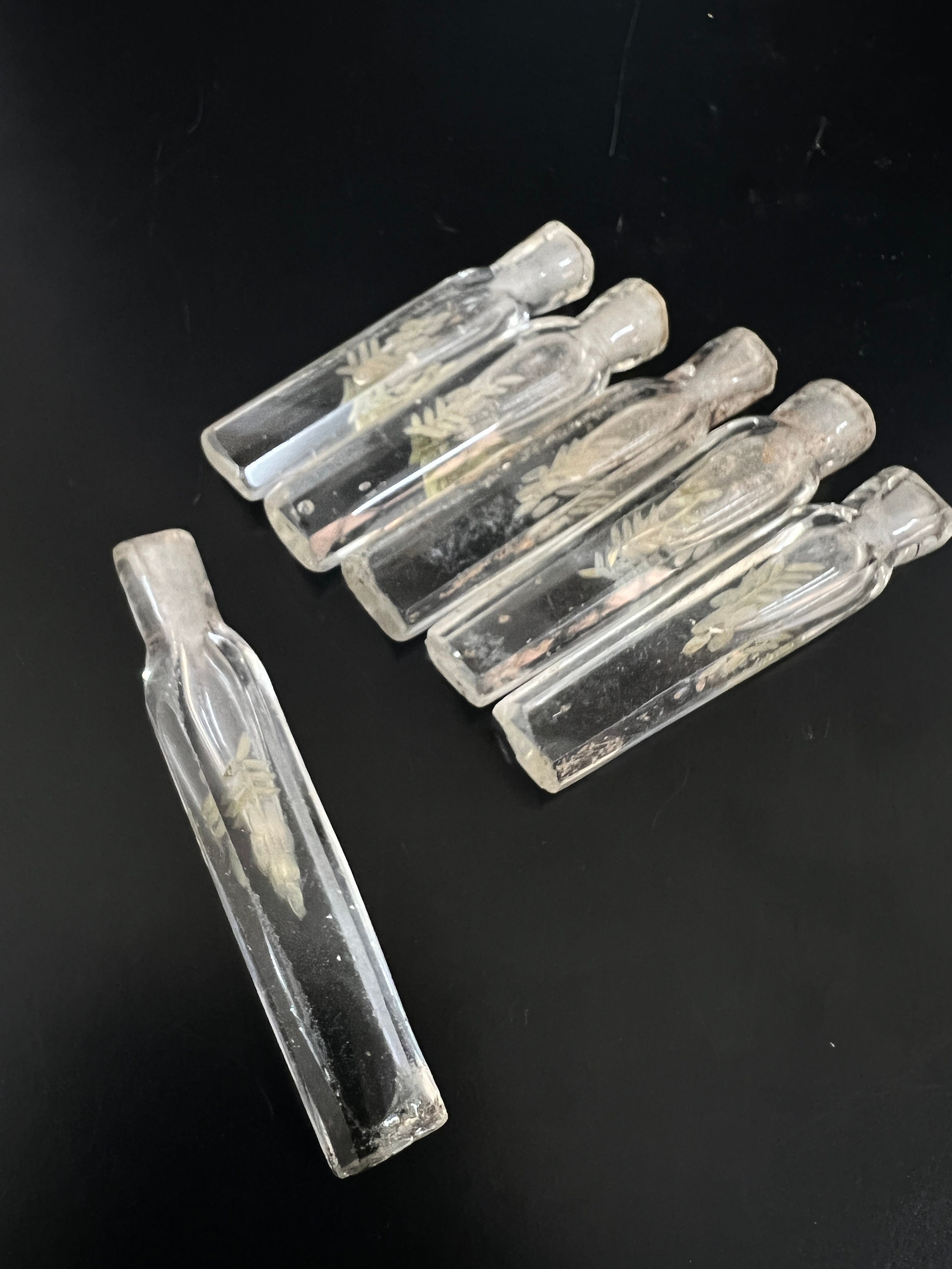 Vintage Tear Catcher Bottle With Etching Work - Etsy