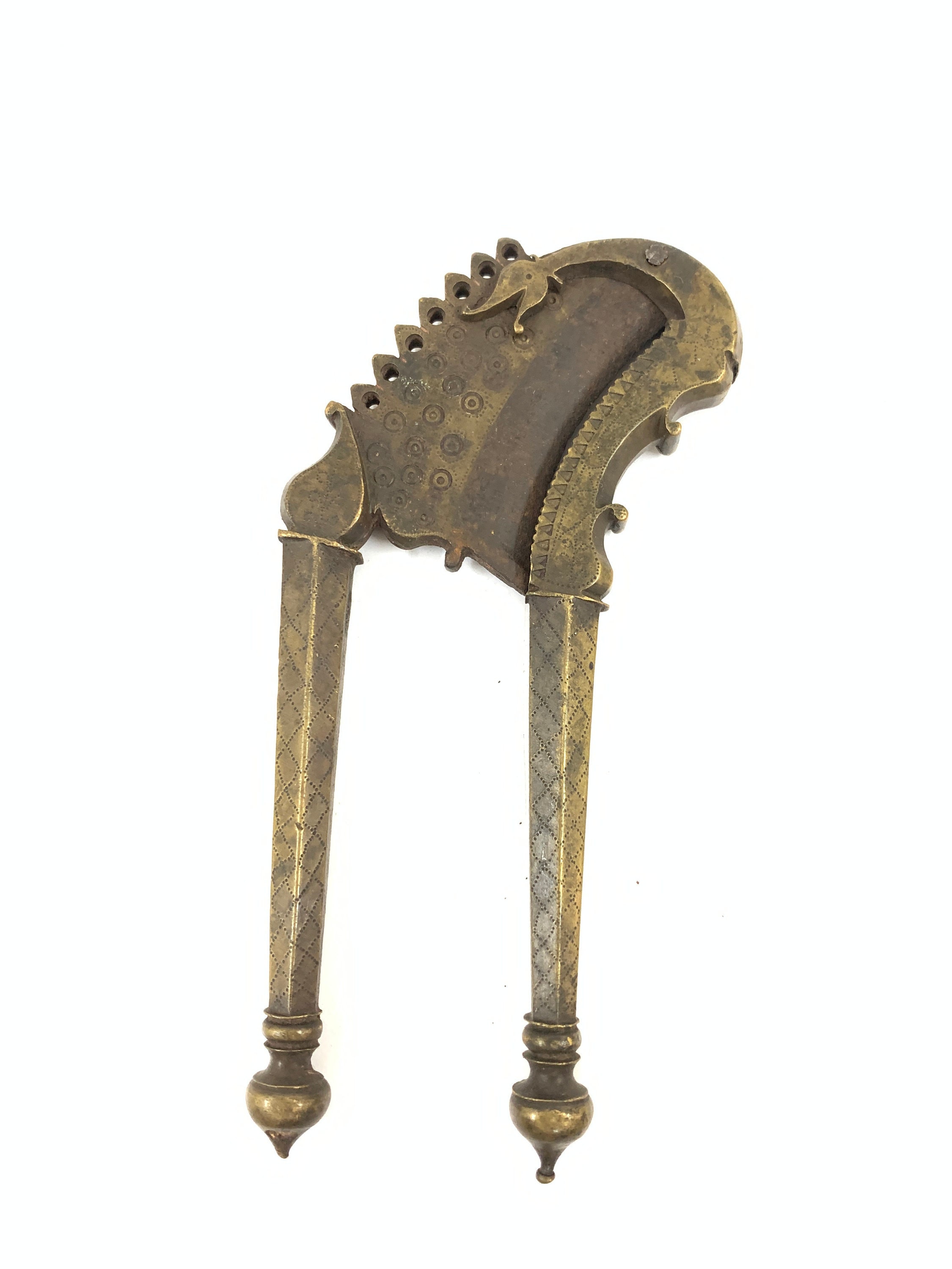 Vintage Brass Peacock Sarota| Vintage Brass Betel Nut Cutter - Etsy