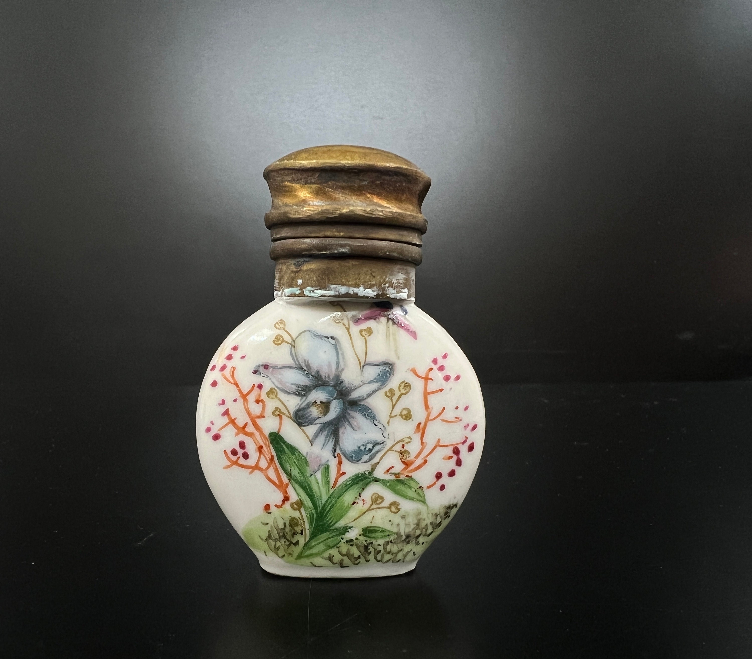 Vintage Porcelain Perfume Bottle - Etsy