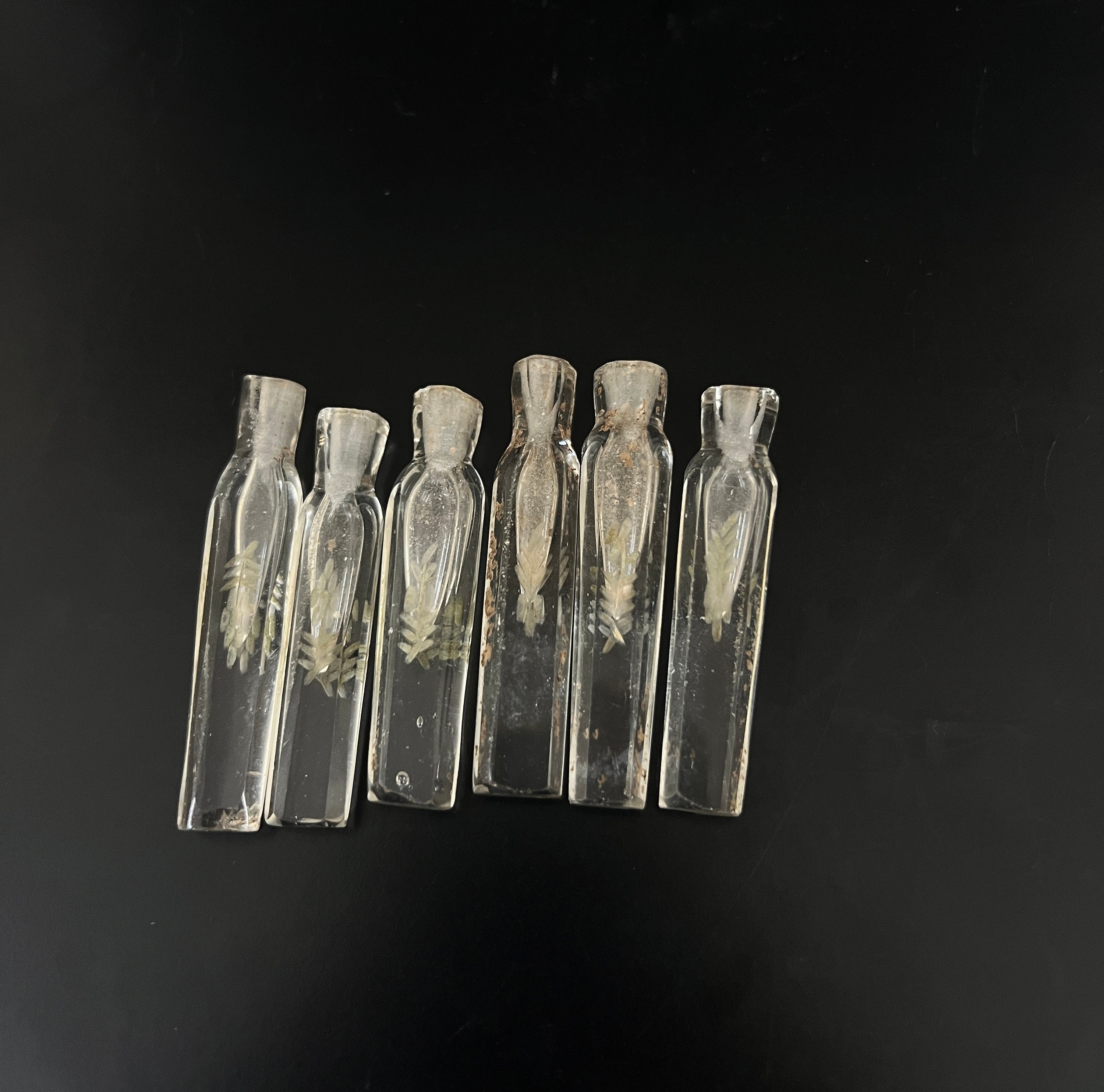 Vintage Tear Catcher Bottle With Etching Work - Etsy