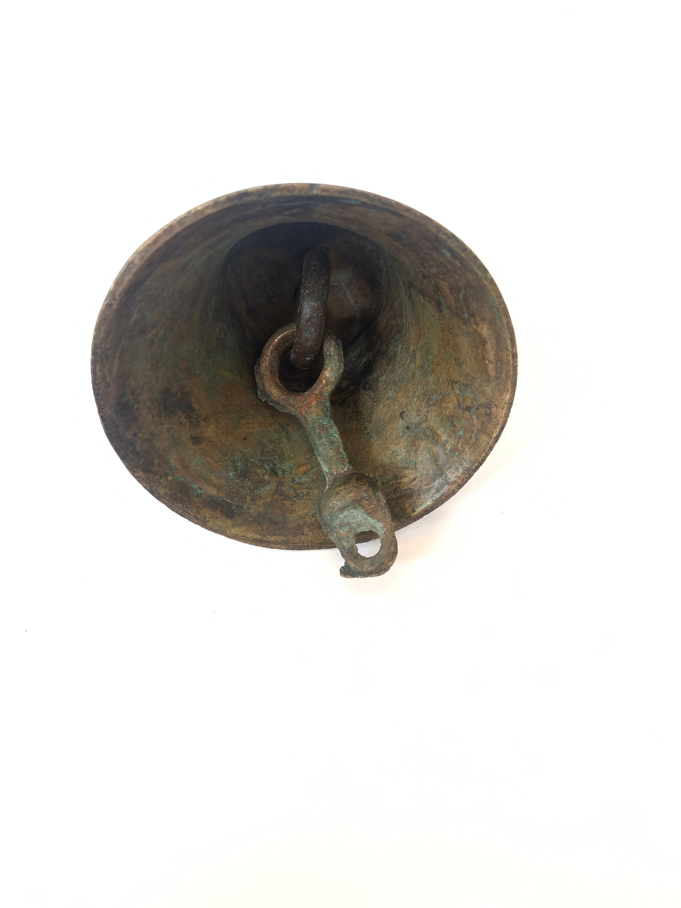 Antique Brass Cow Bell| Ringing Bell| School Bell| Brass Cow Bell ...