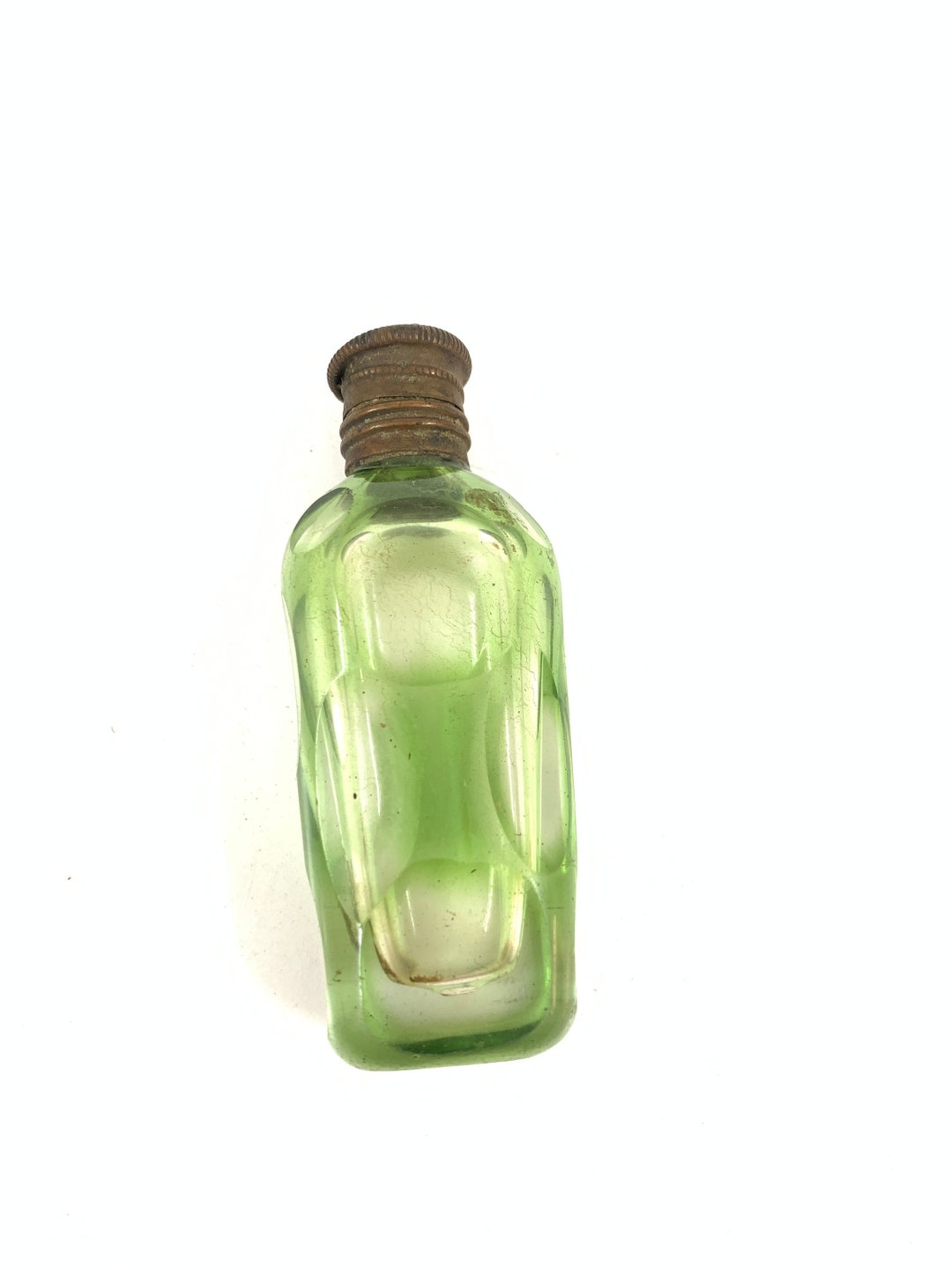 Victorian Overlay Cut Glass Scent Bottle - Etsy