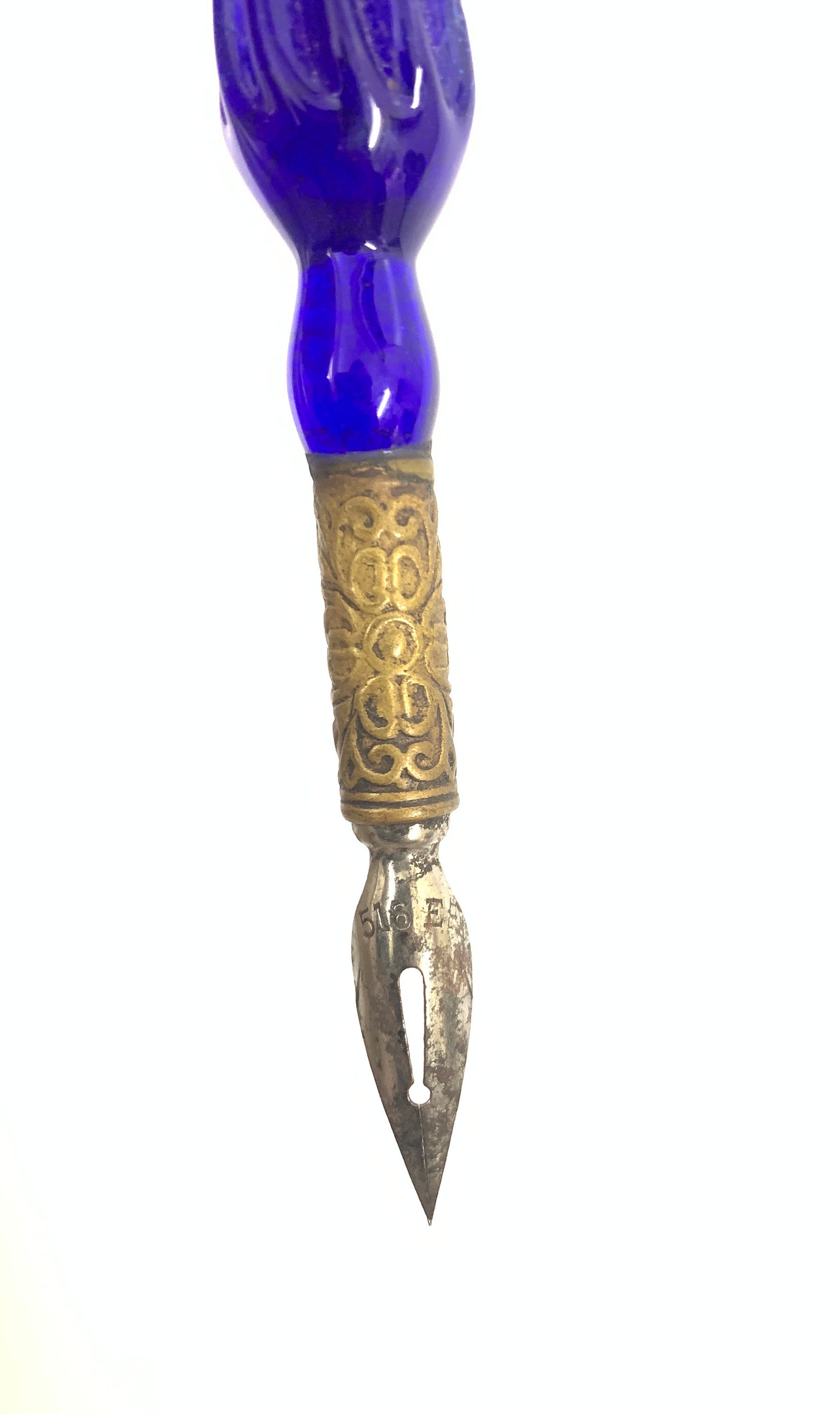 Vintage Pen and Ink Pot| Vintage Dipping Pen| Vintage Glass Pens - Etsy