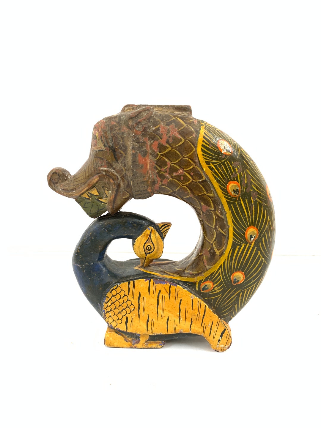 Vintage Wooden Gun Powder Flask/ Vintage Gun Powder Flask/brass ...