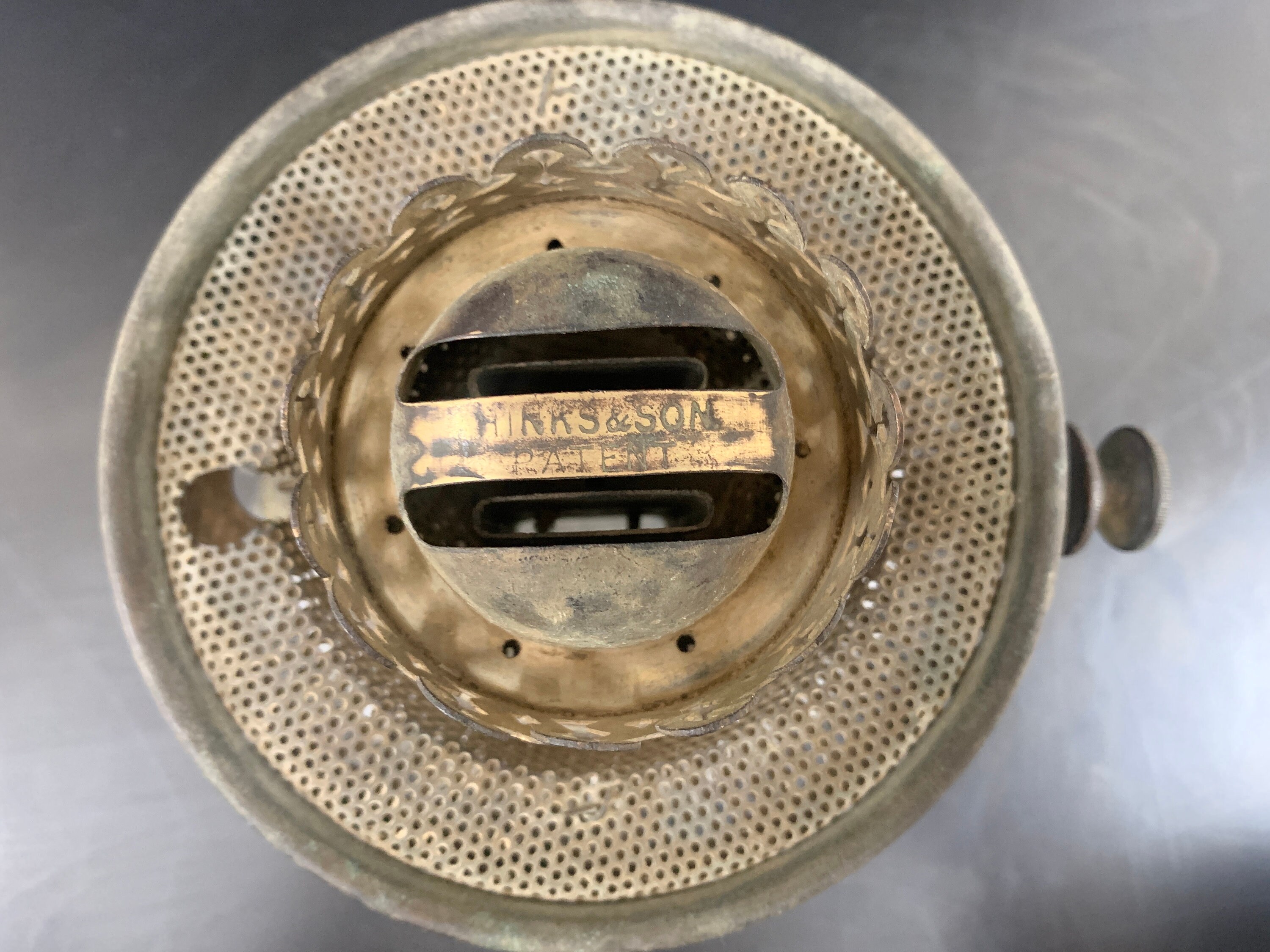 Antique Hinks and Sons Patent No.1 Oil Lamp With Glass Tank - Etsy