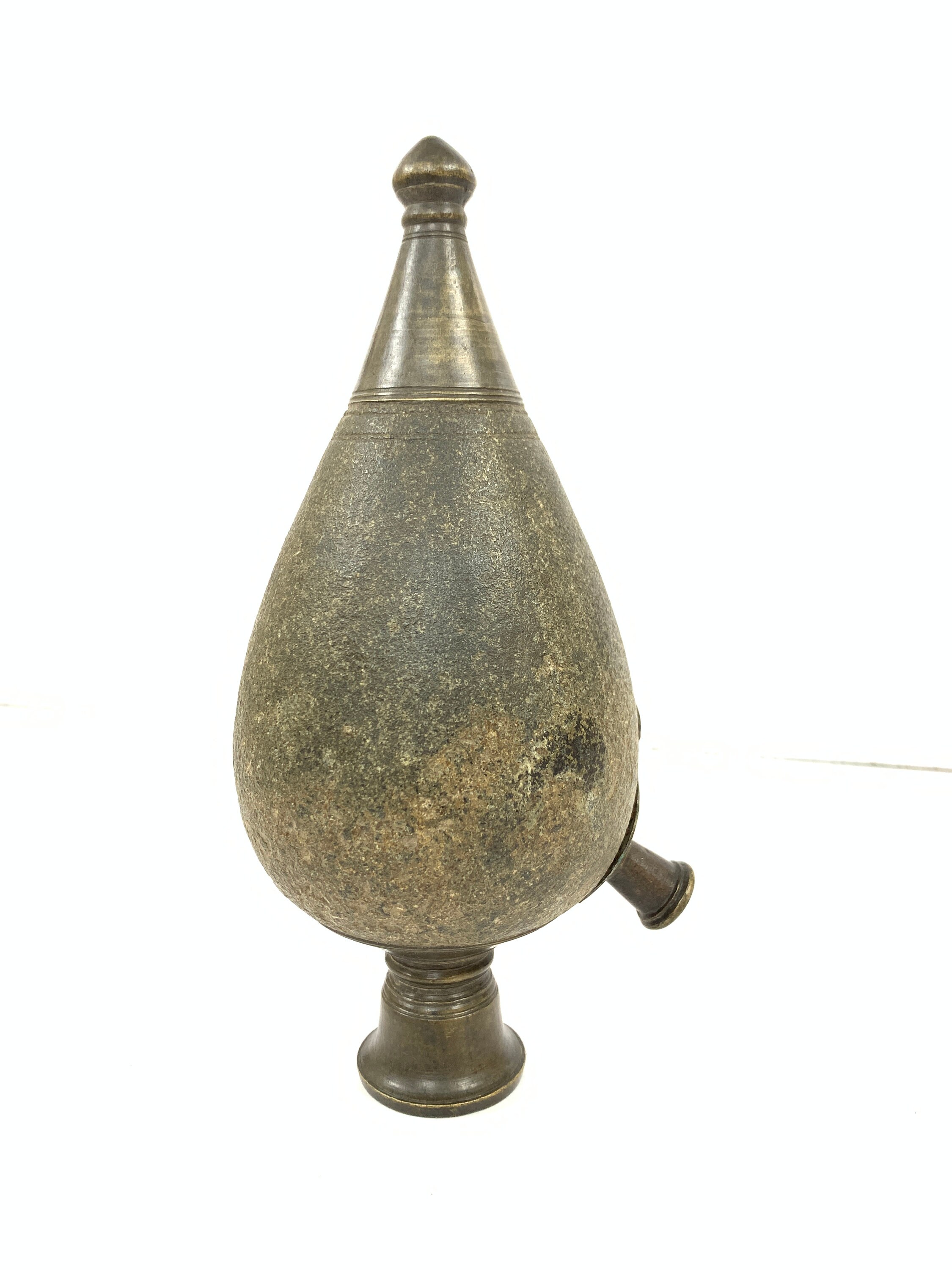 Antique Mughal Brass Islamic Hukka With Zinc Overlayed - Etsy