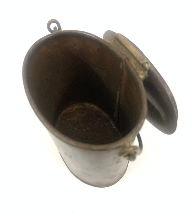 Vintage Iron Belgraviad Co. Ltd Exhibition Bucket| Iron Storage Box ...