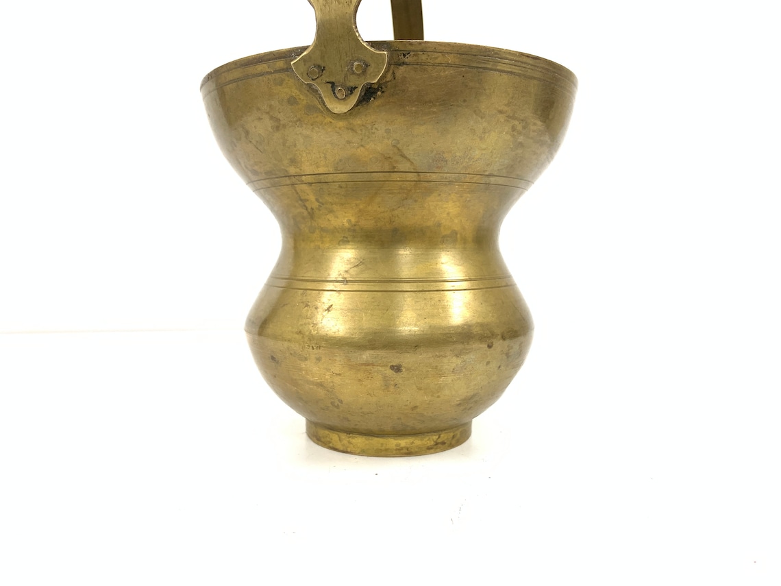 Vintage Brass Kamandalu Holy Water Pot Sadhu Kamandal | Etsy