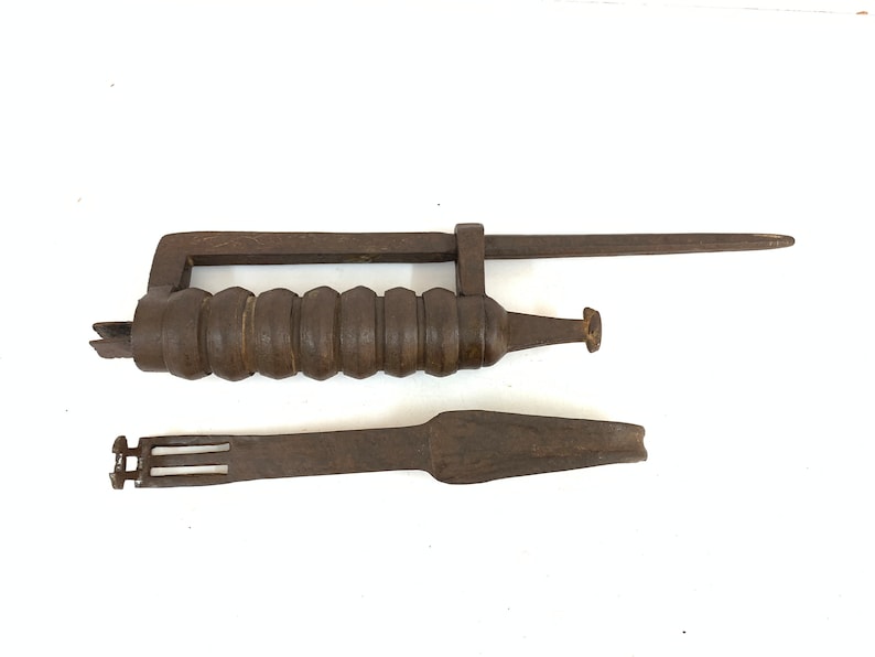 Antique Iron Indian Lock - Etsy