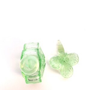 Antique Green Perfume Cut Glass Bottle Made in Japan| Japanese Perfume ...
