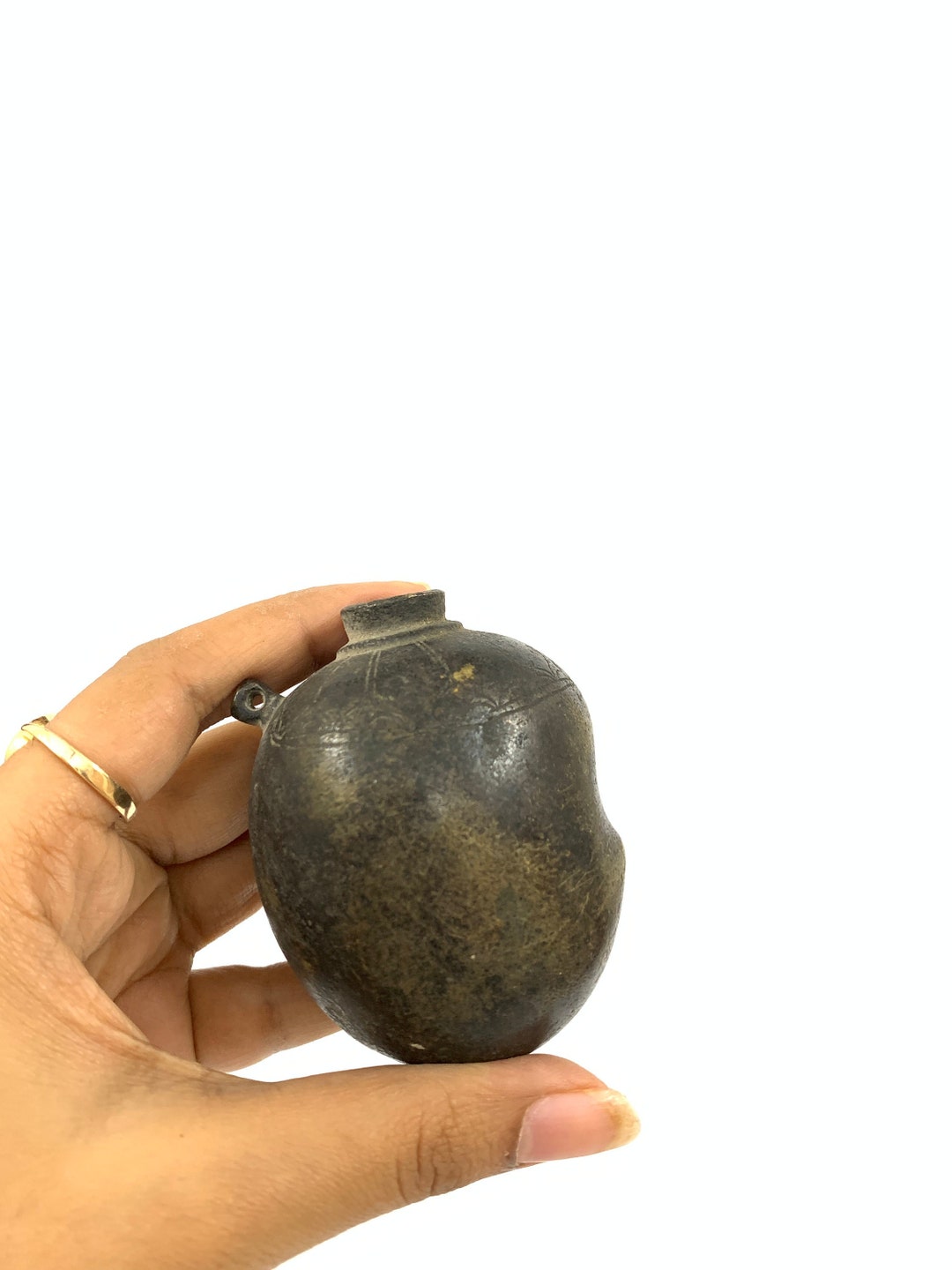 Antique Brass Gun Powder Flask| Antique Brass Brood Dani - Etsy