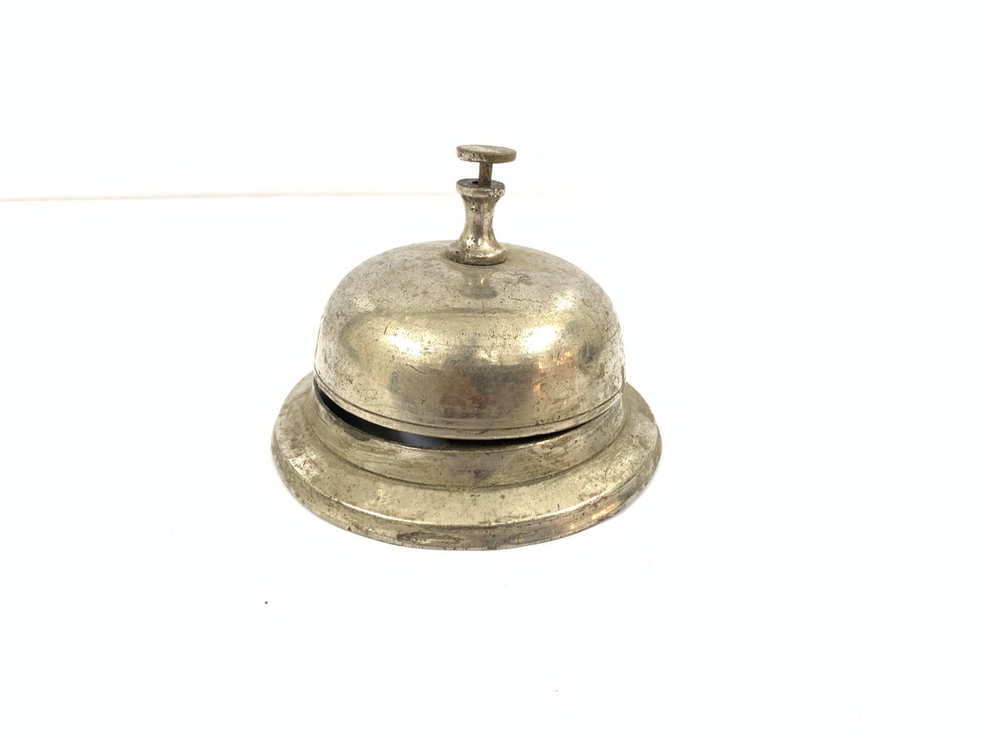 Vintage Brass Office Bell| Brass Counter Call Bell - Patient / Hospital ...
