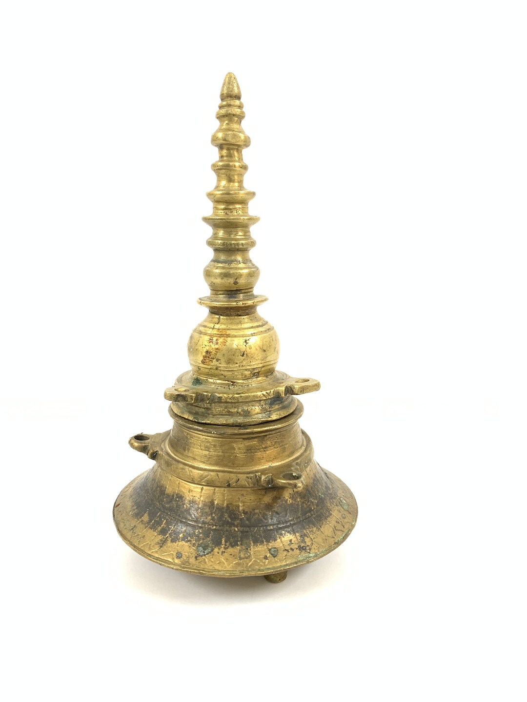 Vintage Inkwell| Brass Inkwell |antique Ink Pot| Ink Pen Holder ...
