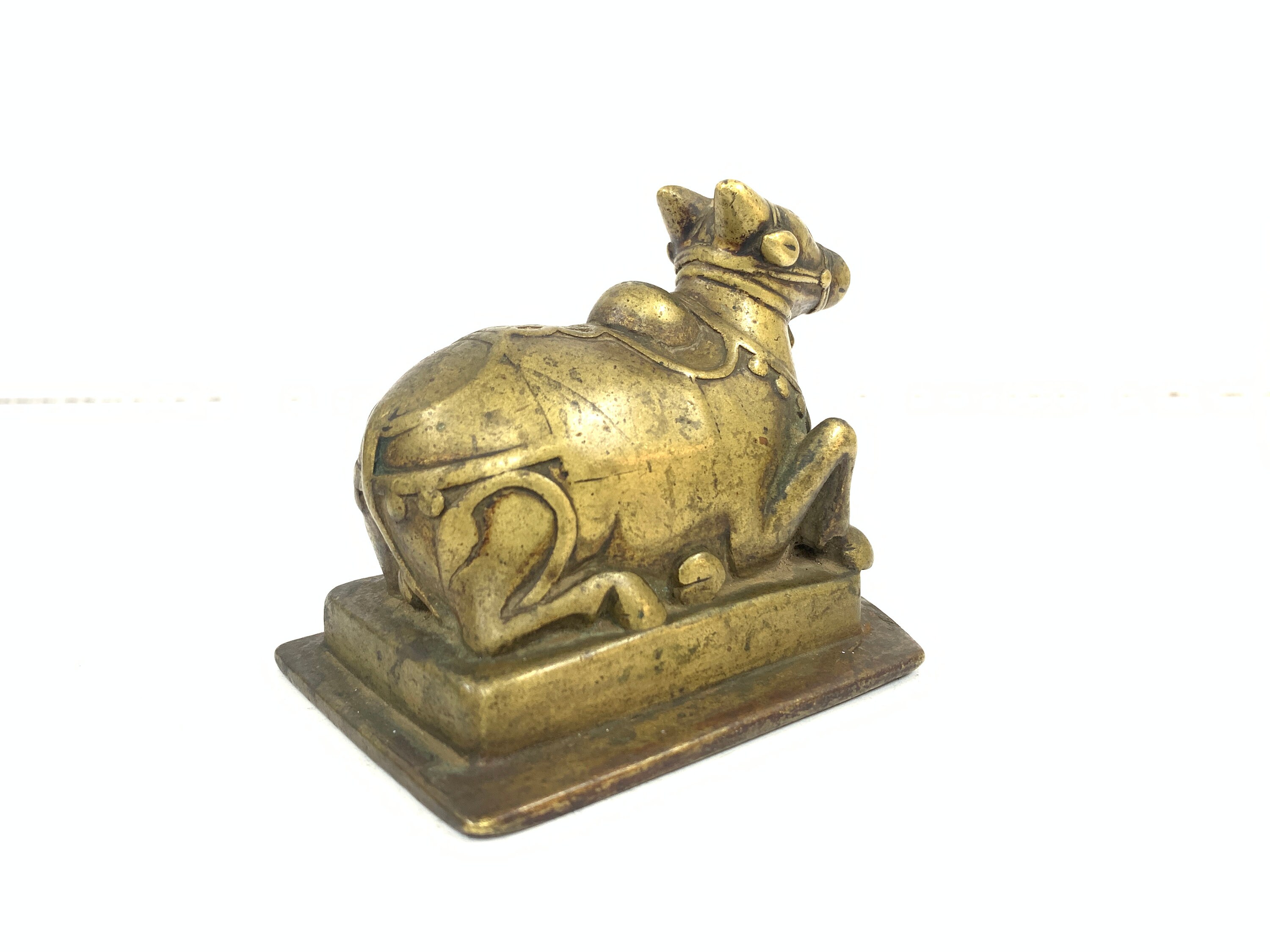 Antique Brass Maharashtrian Nandi Shiva Bull - Etsy