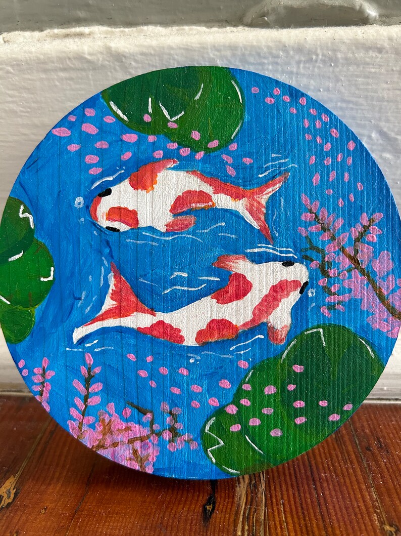 Koi Fish With Pond - Etsy