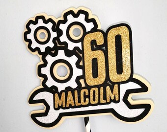Mechanic Cake Topper | Etsy UK