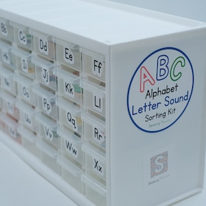 Alphabet Sound Sorting Kit: ABC Mini Objects, Montessori Phonics - Etsy