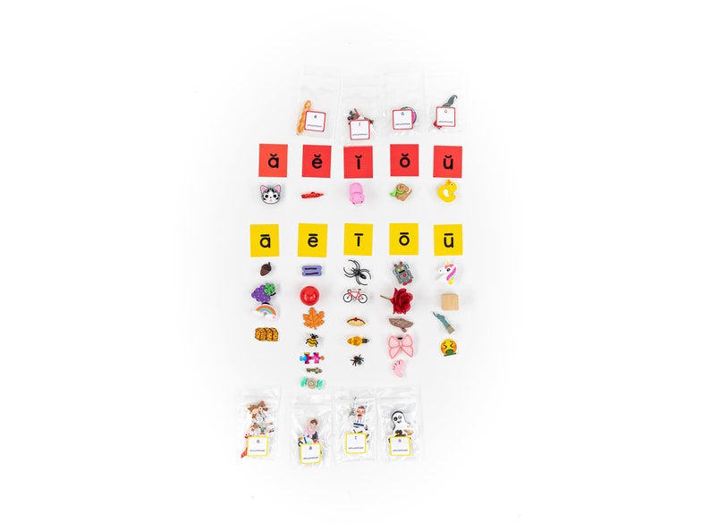 Sound Wall Vowel Valley Kit: Phonics & Sound Spelling With Mini Objects ...