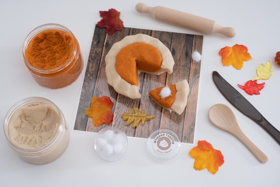 Pumpkin Pie Scented Play Dough Kit: Fall Sensory Activity - Etsy