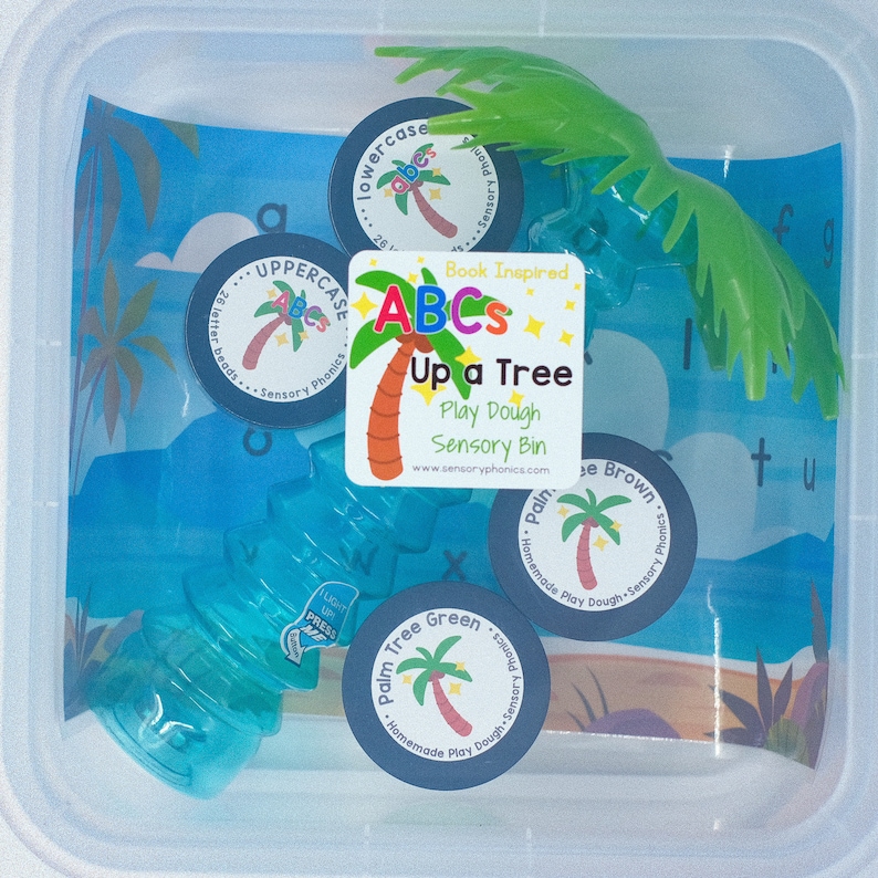 Abcs up a Tree Sensory Bin Educational Prek Toy Kindergarten Learning ...