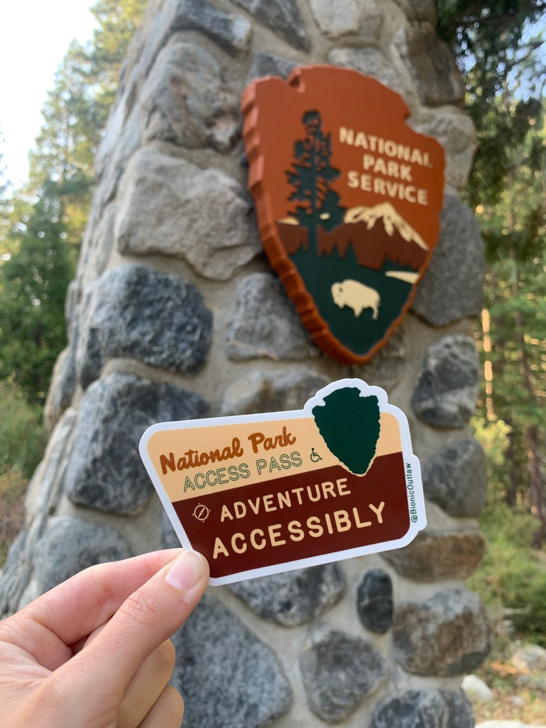 National Park Access Pass Sticker: Waterproof Adventure Decal - Etsy