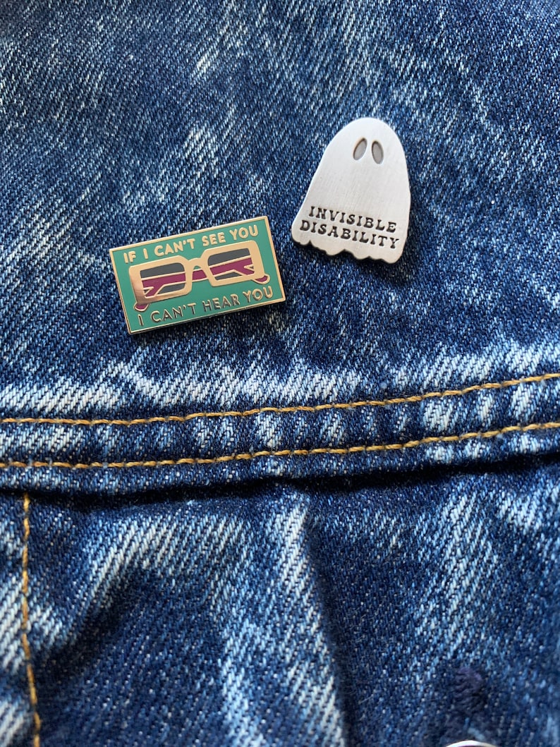 Invisible Disability Enamel Pin Accessibility the Future - Etsy