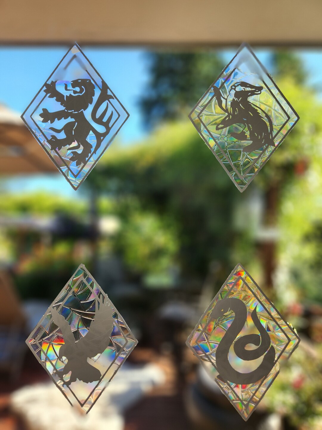 House Suncatcher Window Cling - Etsy