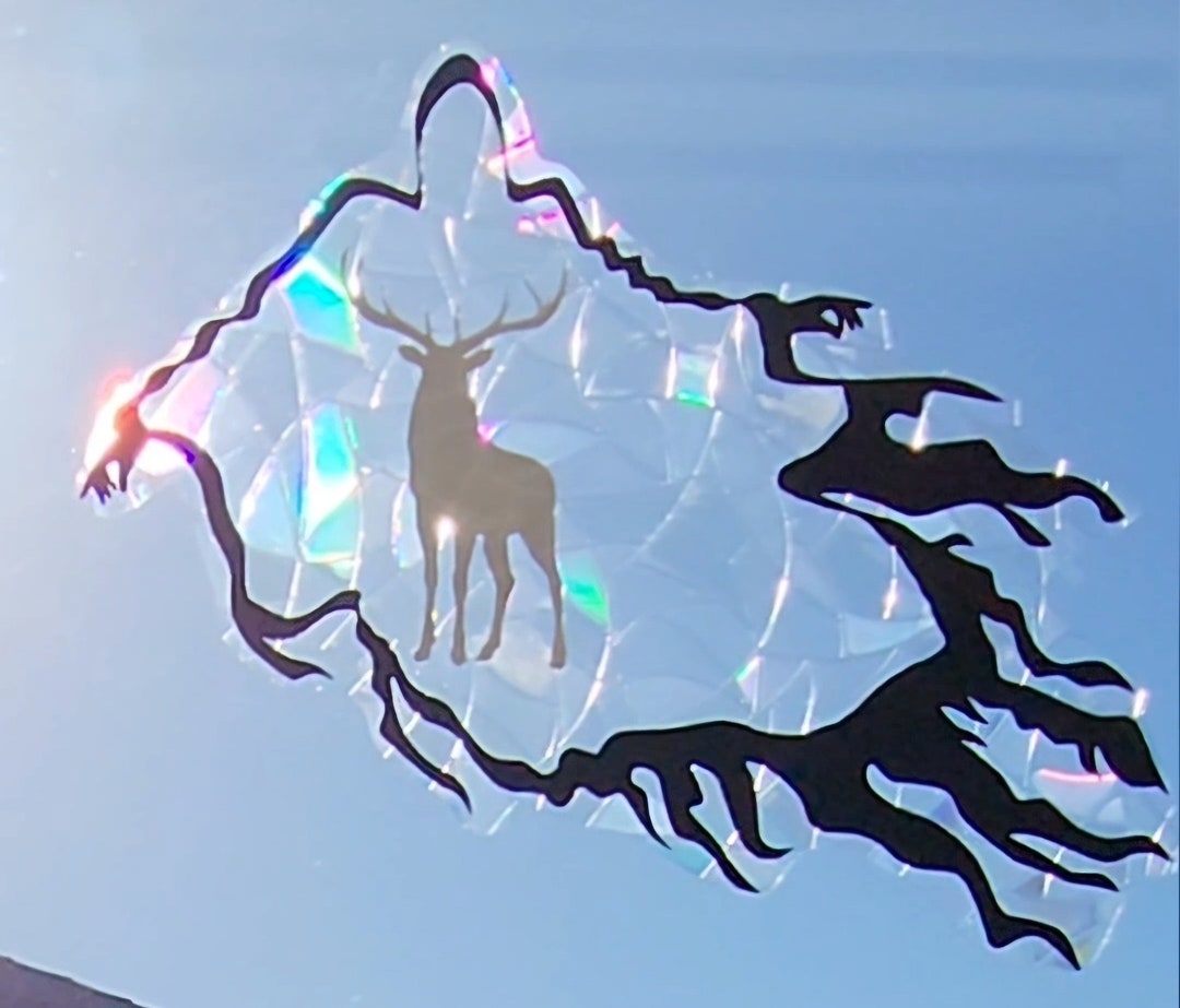 Glow in the Dark Patronus Window Cling Suncatcher - Etsy