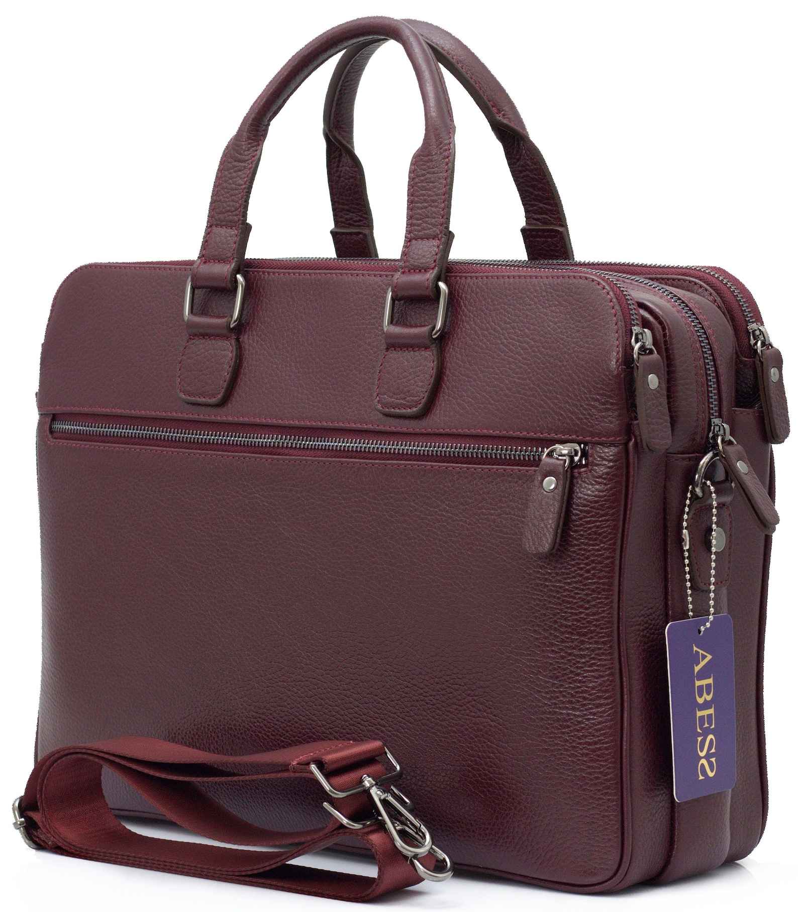 Leather Briefcase , Luxury Briefcase Leather , Burgundy Leather ...