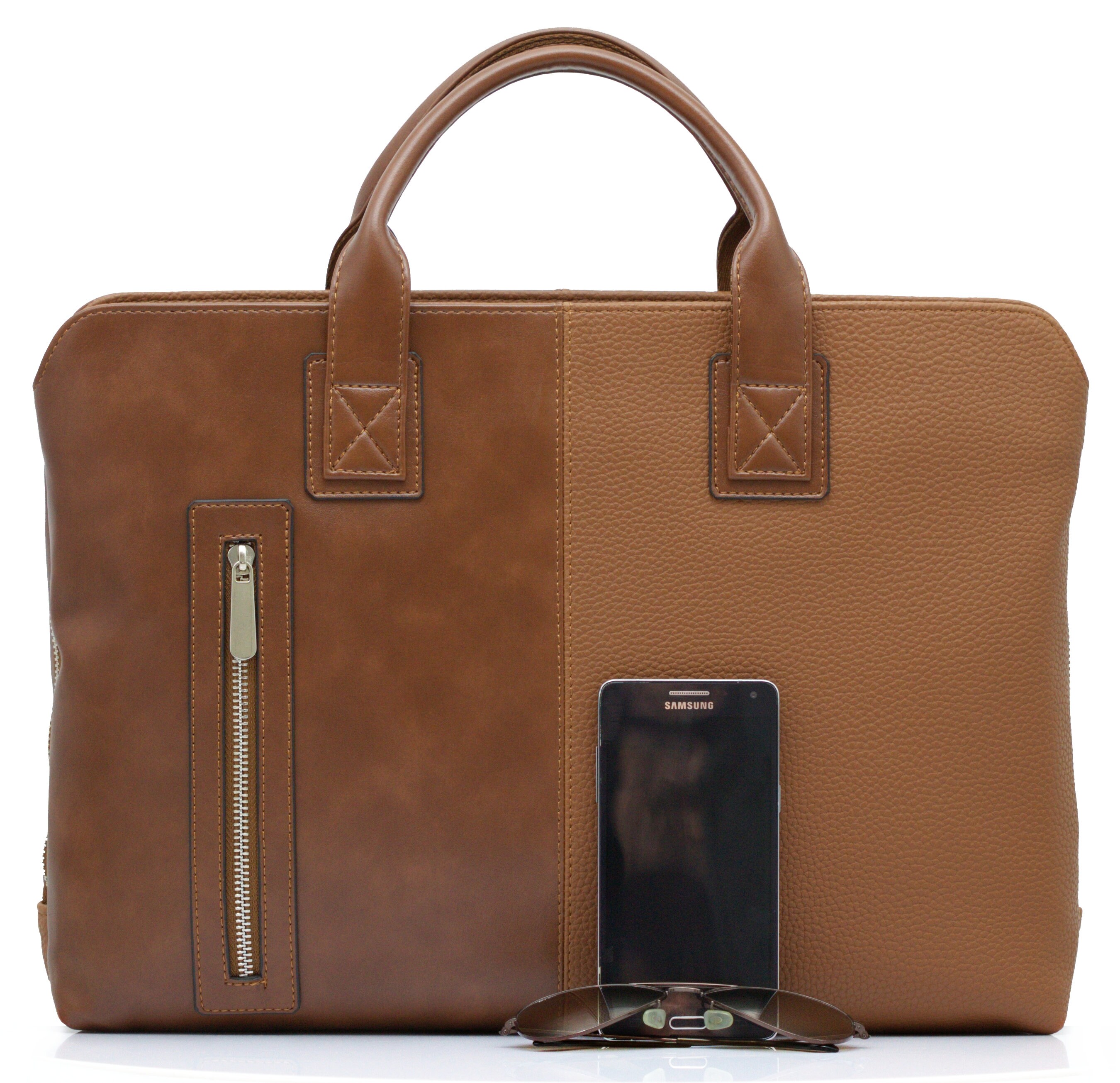 Luxury Briefcase Vegan Leather Briefcase Personalized - Etsy