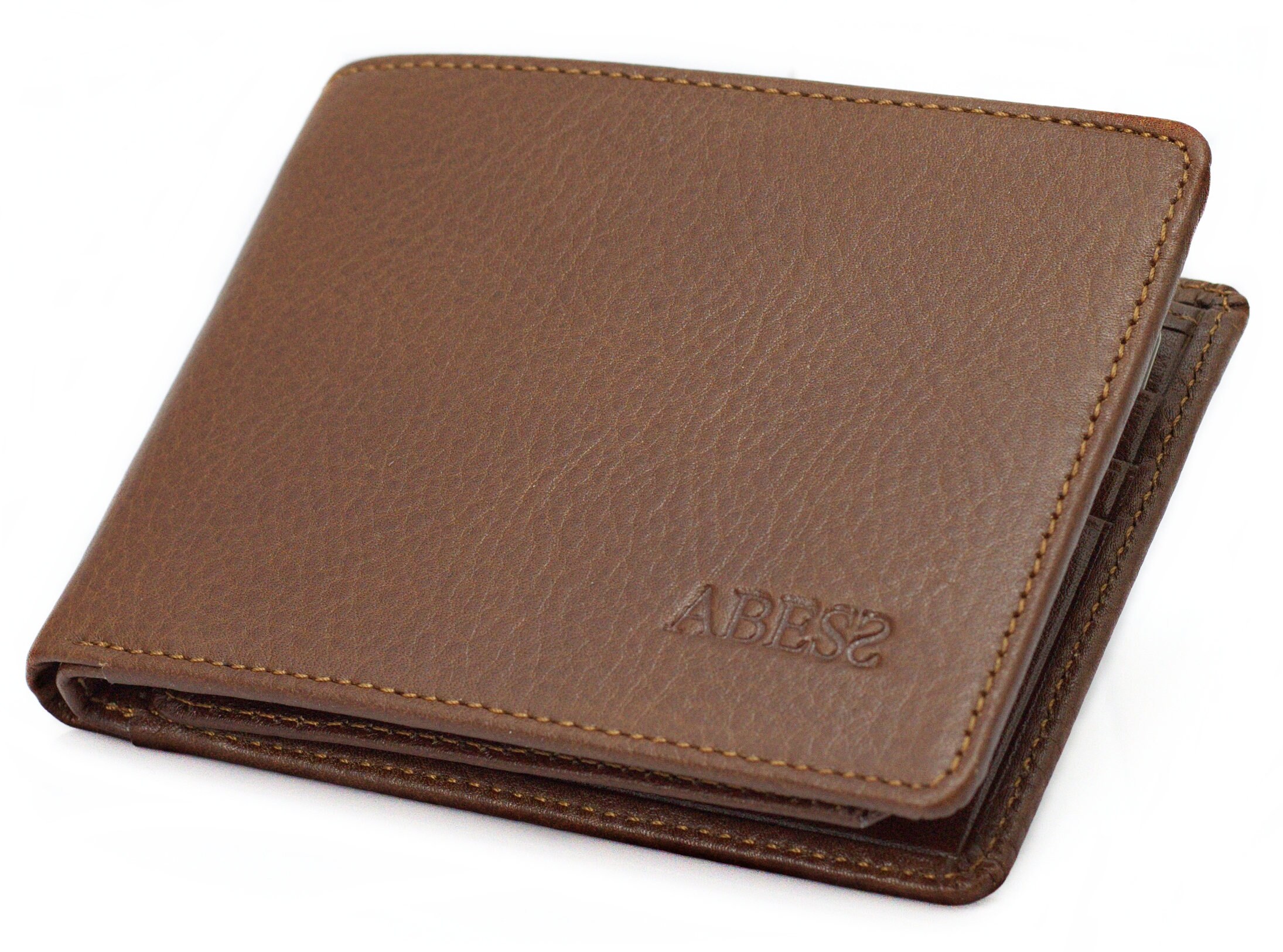 Luxury Leather Wallet for Men , Leather Bifold Wallet for Men , Brown ...