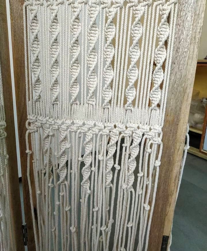 Handmade Macrame Screen, Room Divider - Etsy