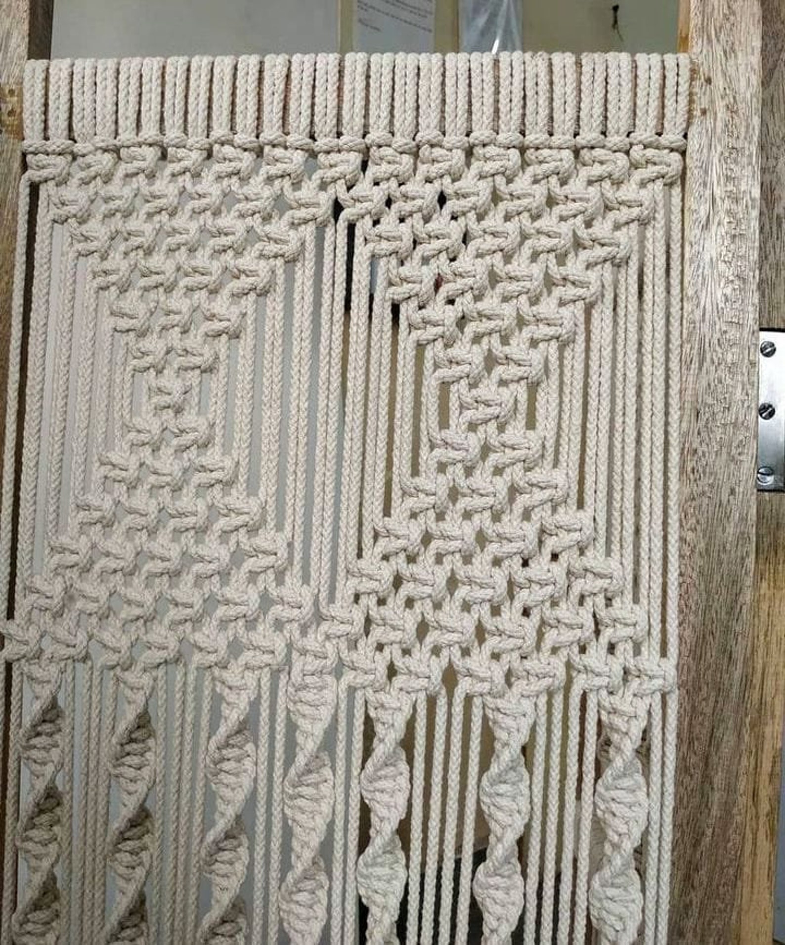 Handmade Macrame Screen, Room Divider - Etsy