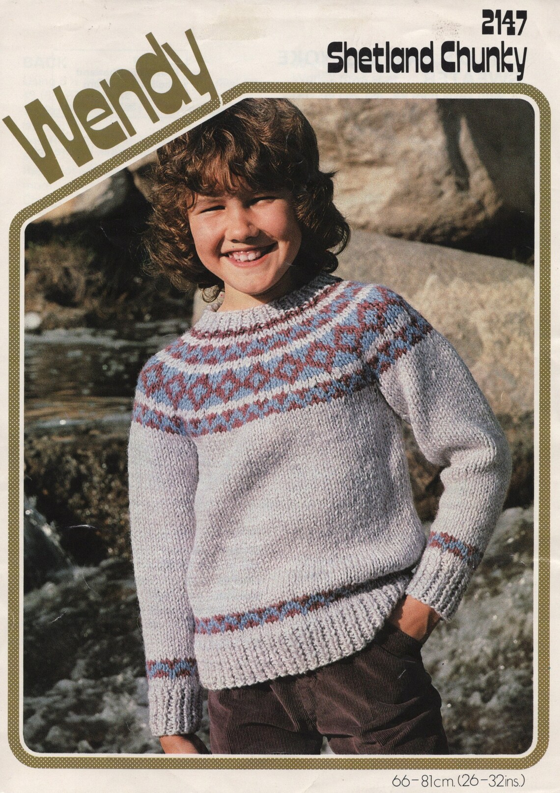 Vintage Children’s Jumper Sweater Knitting Pattern PDF - Etsy