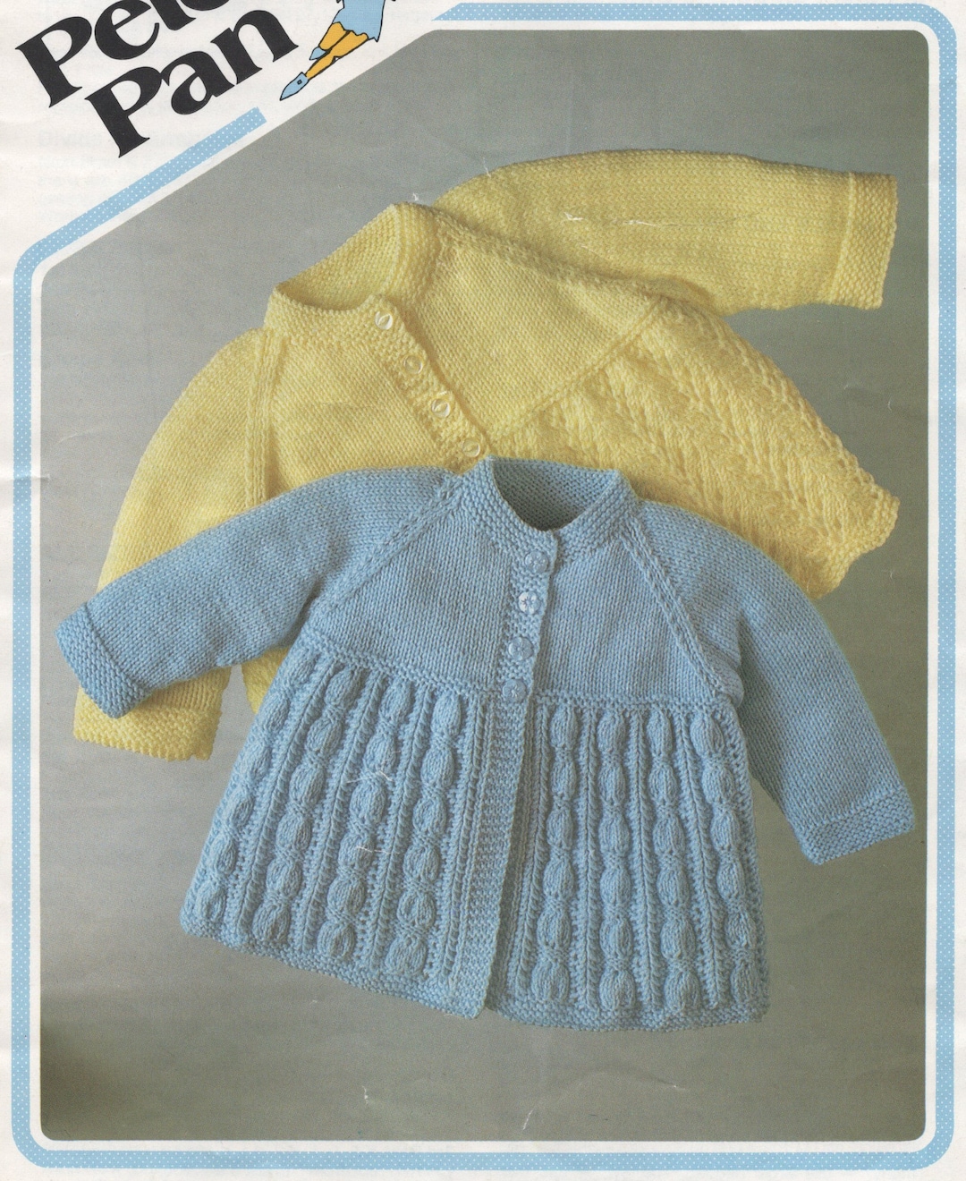 Gorgeous Vintage Baby Matinee Jacket Coat Cardigan Knitting Pattern PDF ...