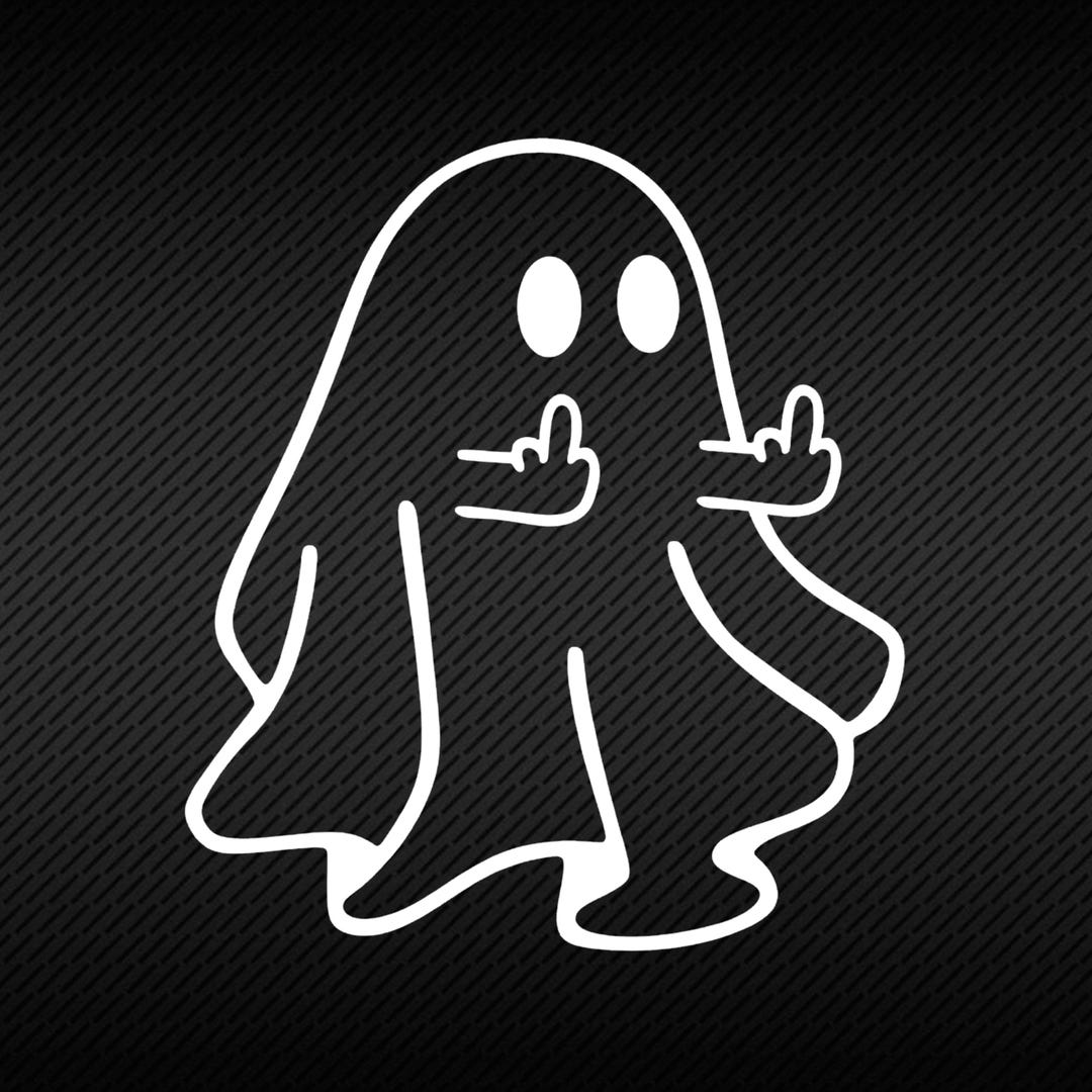 Ghost Fingers | Car Decal, Laptop Sticker, Vinyl Decal, Funny Gift - Etsy