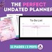 Cherry Blossom Undated Planner, Printable PDF, Calendar Schedules, to ...