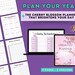 Cherry Blossom Undated Planner, Printable PDF, Calendar Schedules, to ...