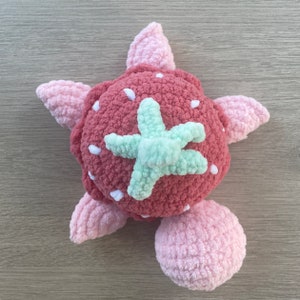 Strawberry Turtle Crochet/amigurumi Pattern | Crochet Plushie Pattern ...